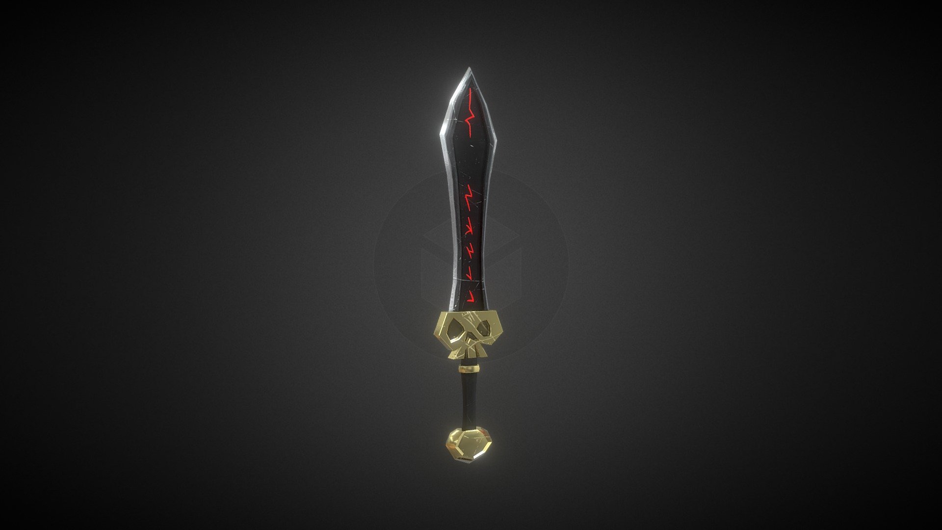 Skeleton Sword //骷髅剑 - Buy Royalty Free 3D model by SeaMelon (@SeaMelon ...