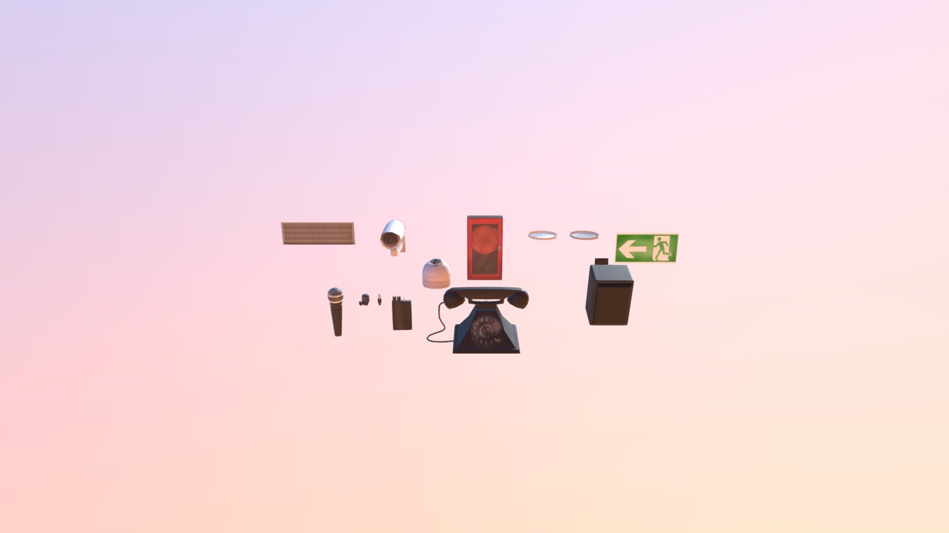 Various objects - 3D model by TiagoDSP [c00865e] - Sketchfab