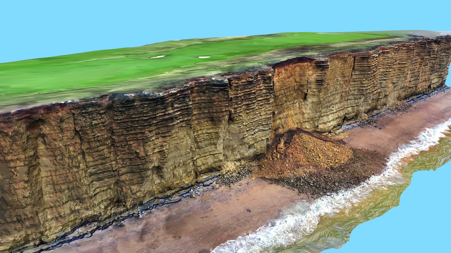 P2: Jurassic Coast, England (West Bay) - 3D model by LibanCiel [c00941c ...