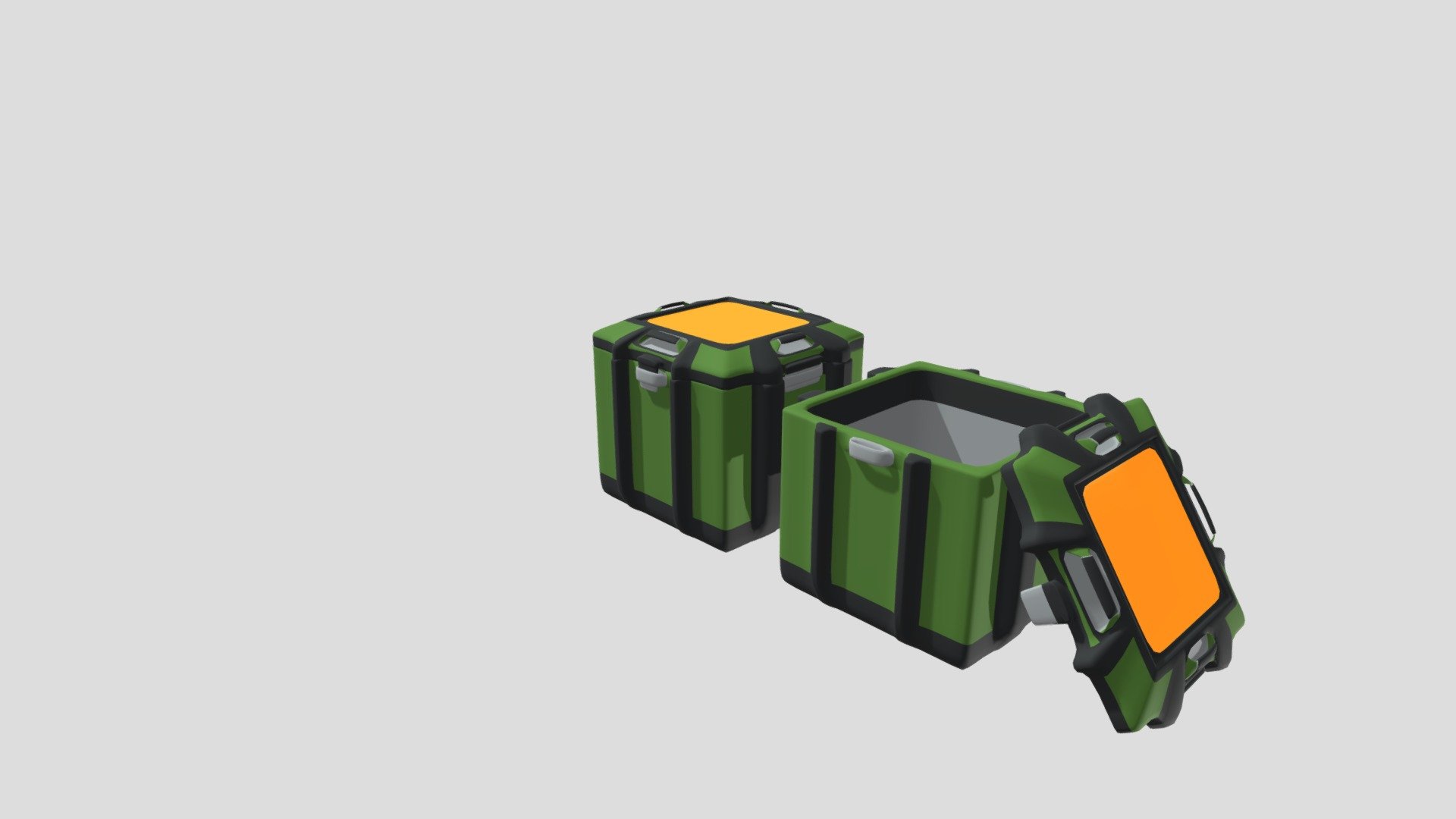 Loot Box Open/Closed - Download Free 3D model by DiccChops [c00a4b6 ...
