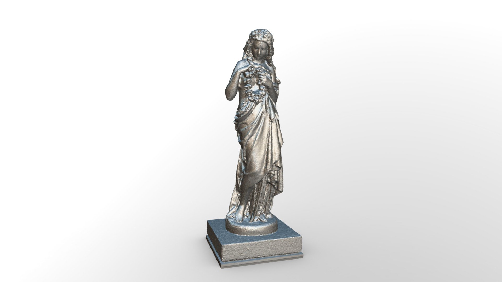 A goddess statue - Download Free 3D model by naka2012 [c00b5a5] - Sketchfab