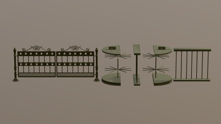 Turnstile 3D models - Sketchfab