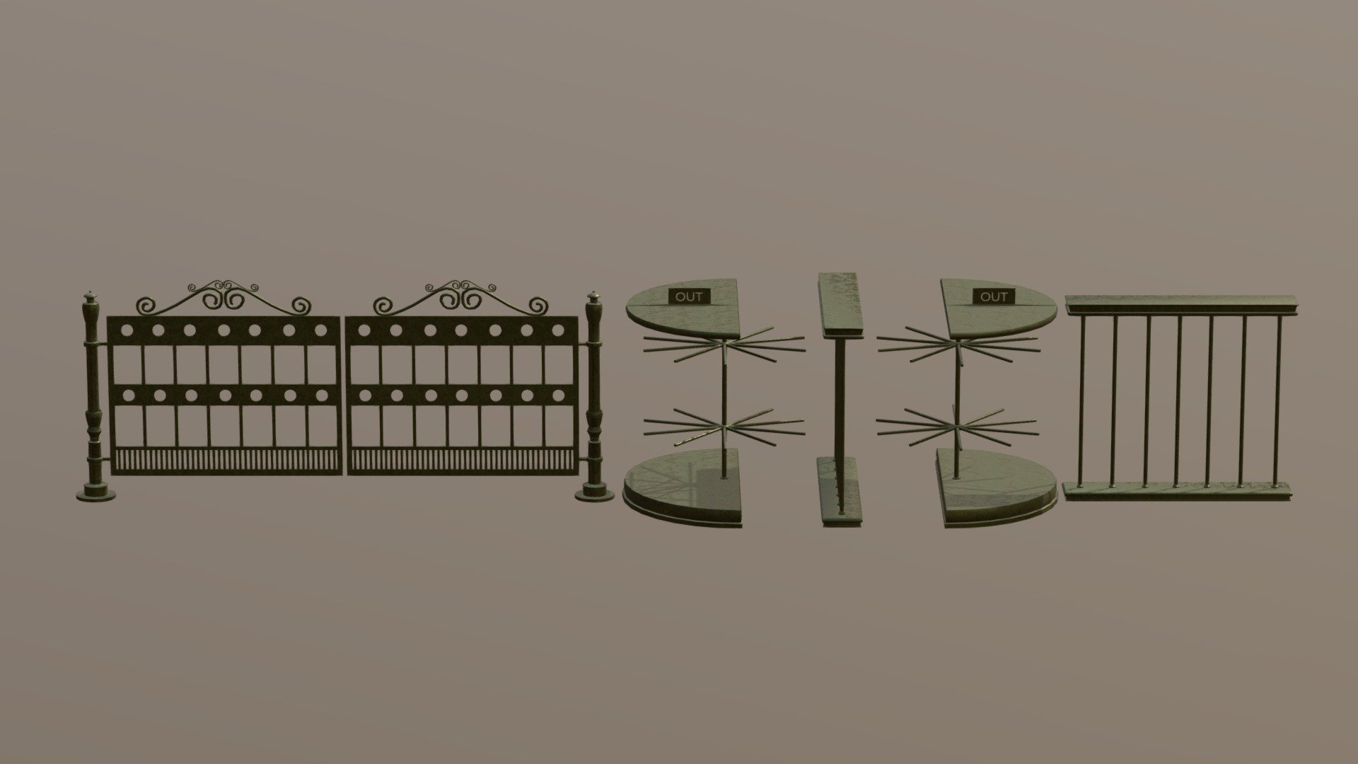 Turnstile victorian era - Buy Royalty Free 3D model by Thomas Binder ...