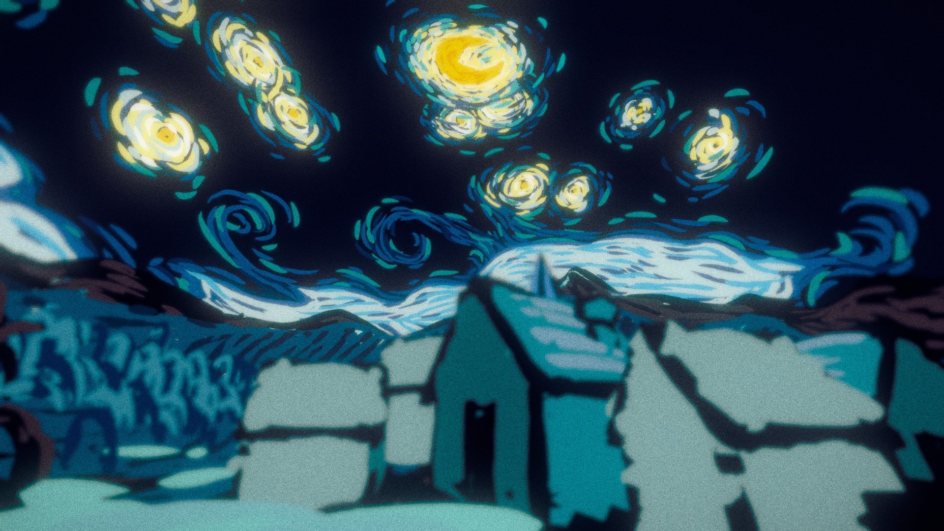 Starry Night - 3D model by sy-kim [c011302] - Sketchfab