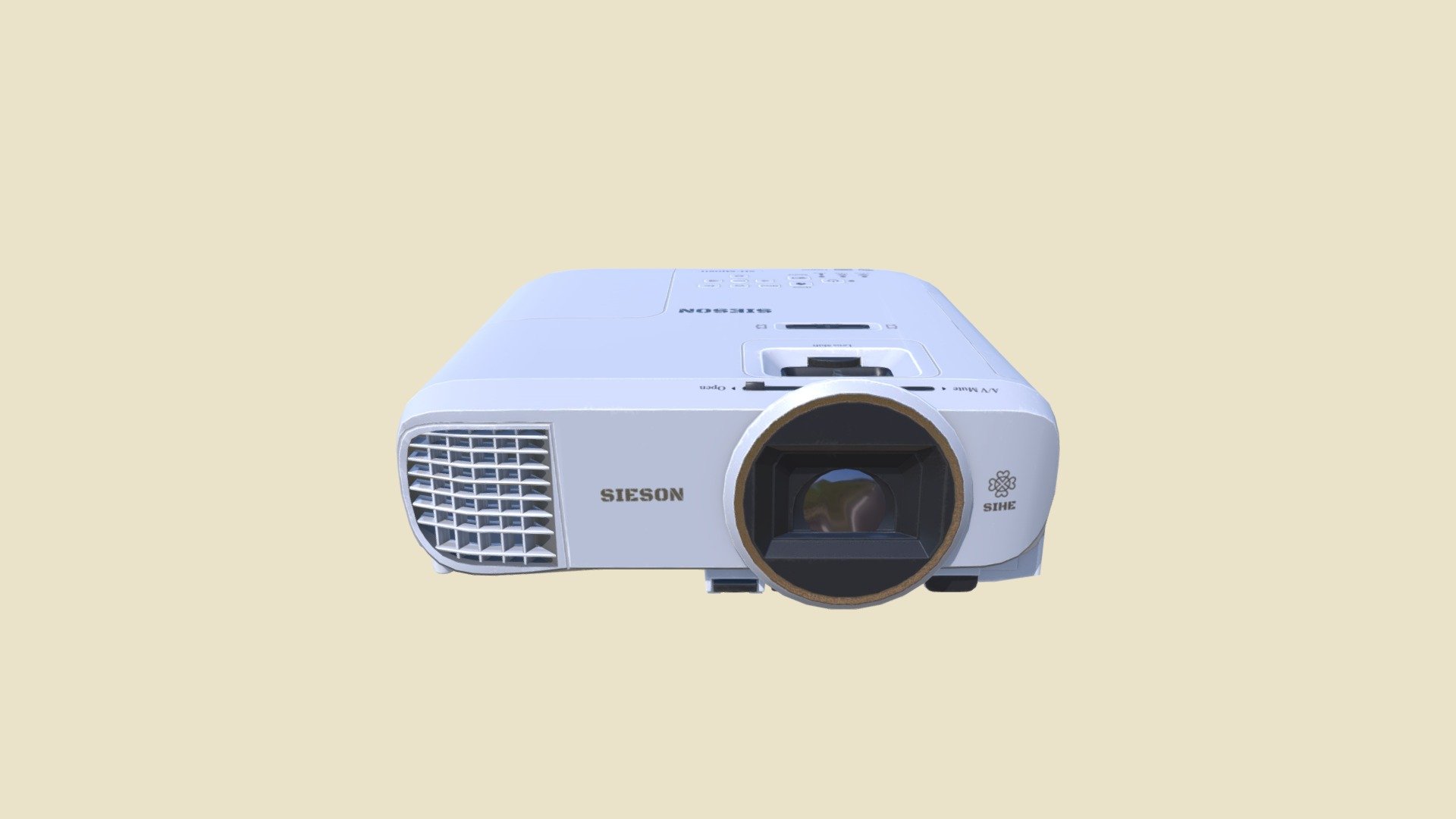 Beamer - Buy Royalty Free 3D model by Sietske Hereijgers ...