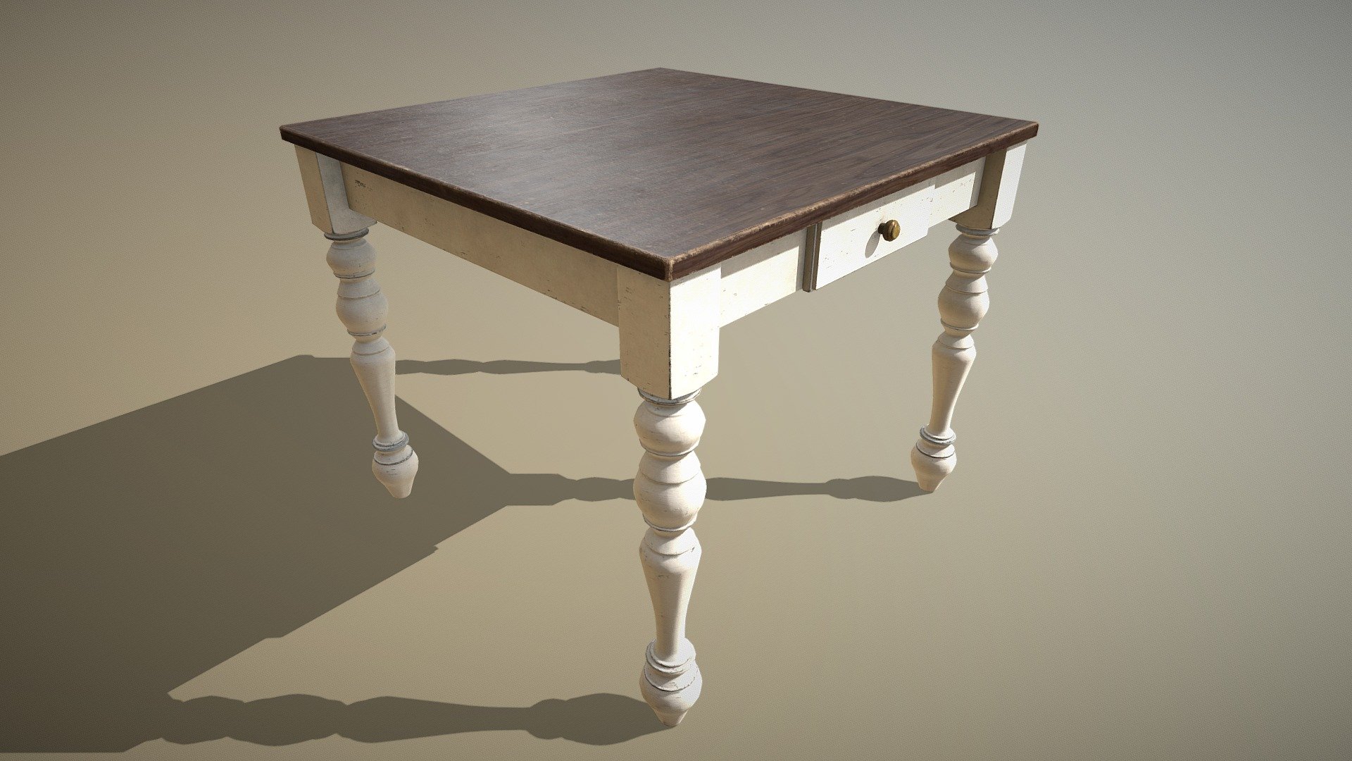 Old Table - 3D model by littledalewhale [c012450] - Sketchfab