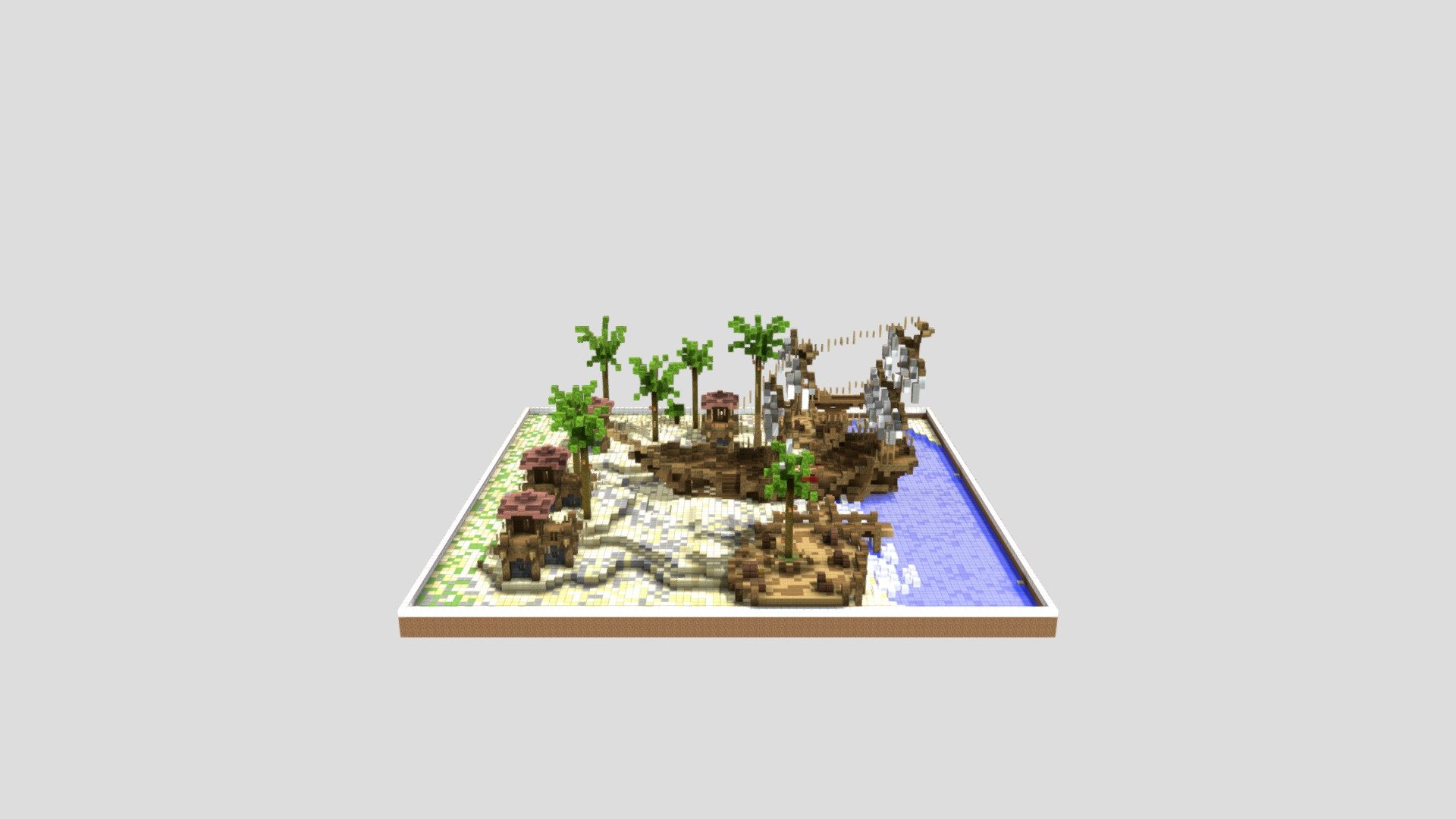 PixelMine | 5 K O T Hs Pack Beach2 - 3D model by Pixel Mine ...