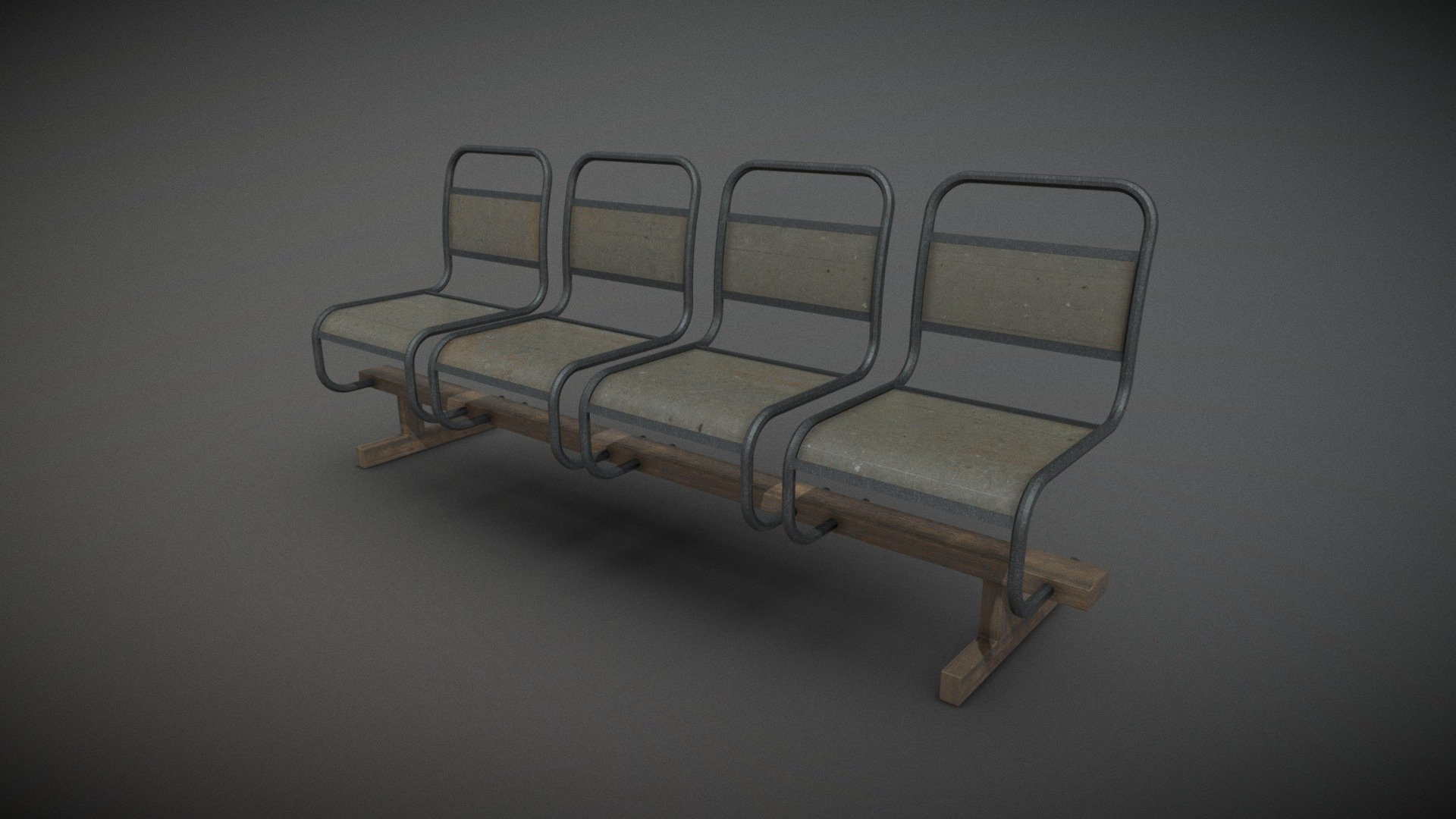 Old Soviet bench - Buy Royalty Free 3D model by xinige [c01339f ...