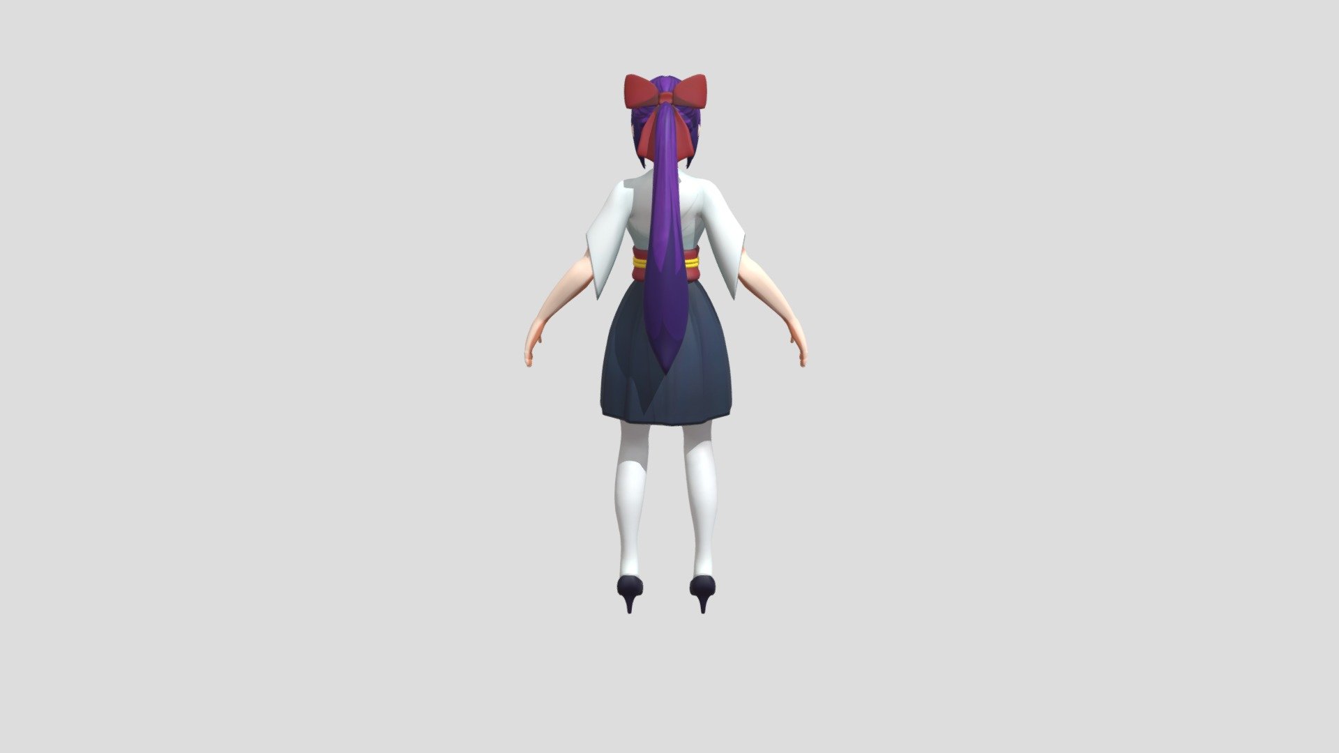 Simple Anime Character - 3D model by ZAL (@mimi_zal) [c013c34] - Sketchfab