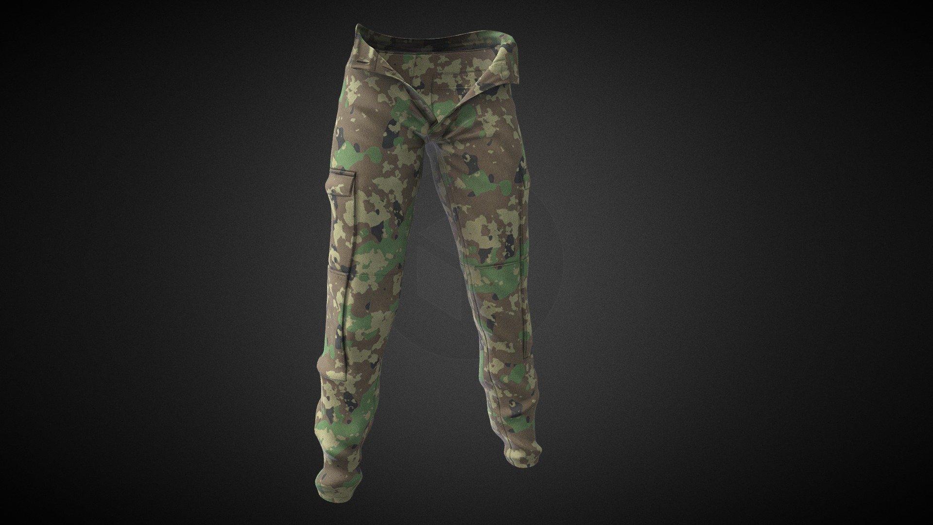 Cargo Pants - Buy Royalty Free 3D model by WAM3D [c014c36] - Sketchfab ...