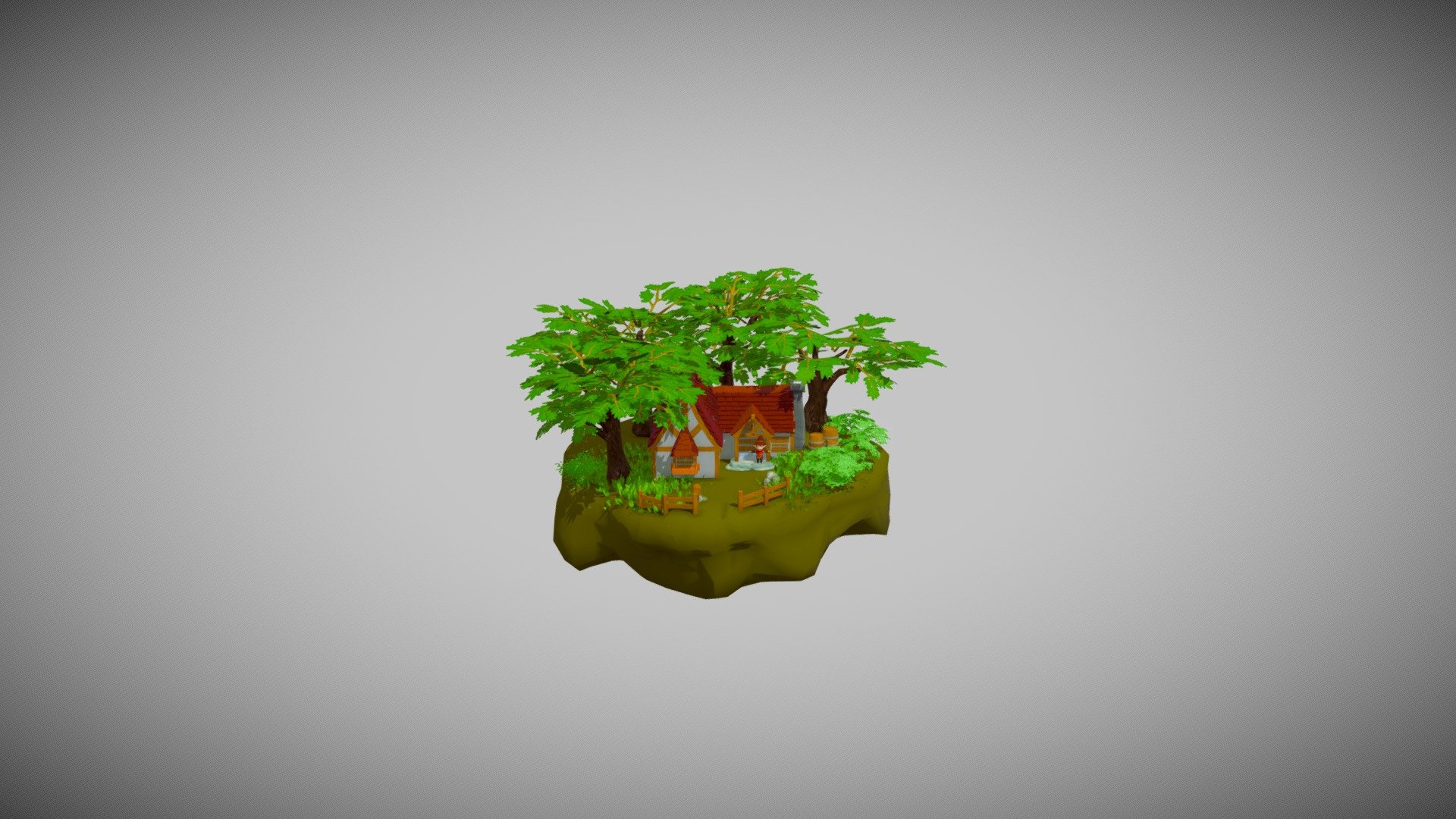 Wizard House - 3D model by khoa.tong2510 [c015547] - Sketchfab