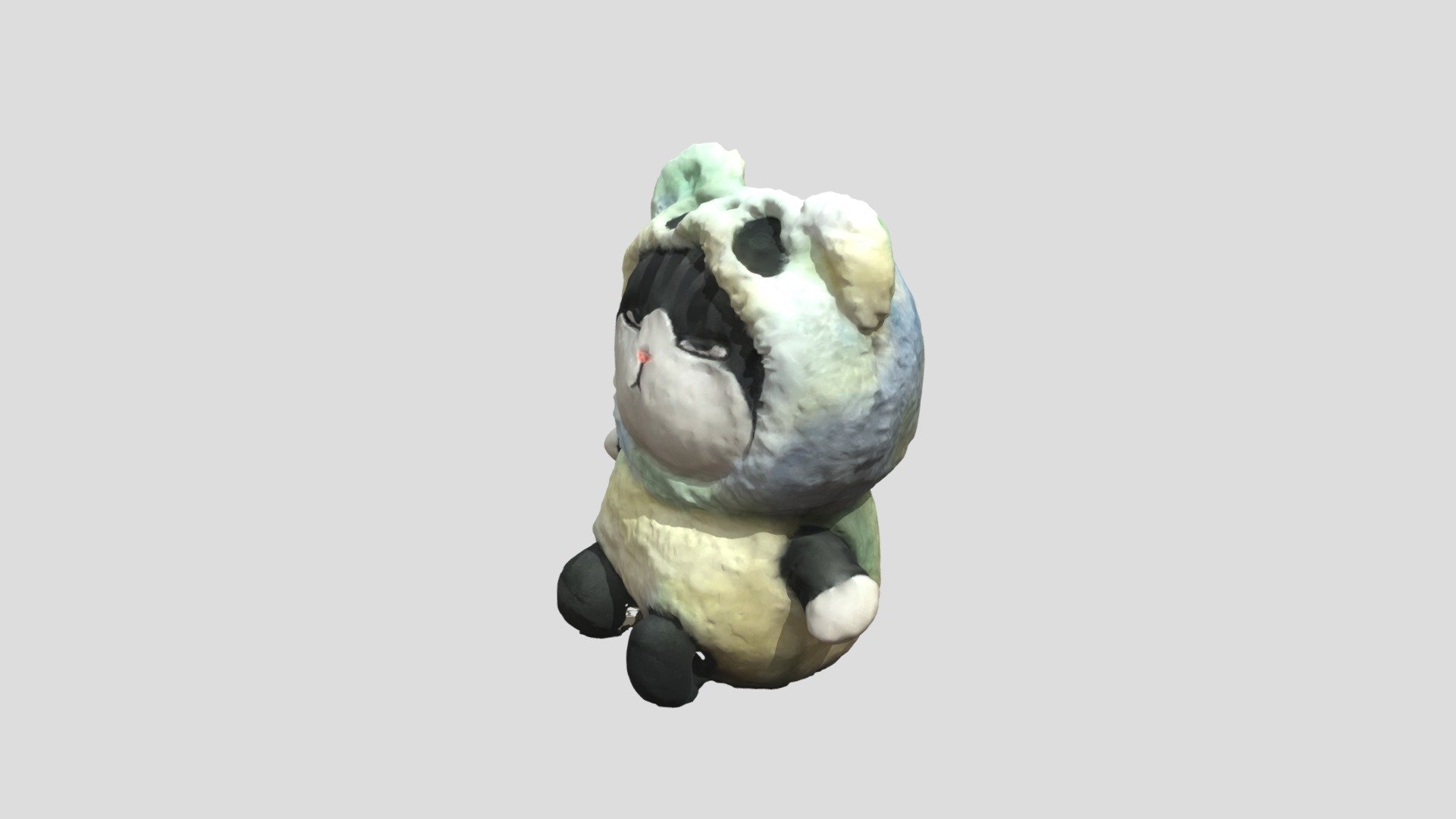 Supremo Cat Buffed Toy 吾皇万睡 - 3D model by tianchengc [c016425] - Sketchfab