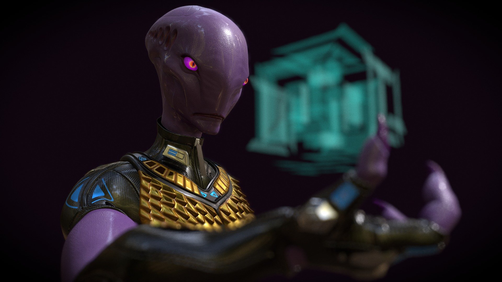 Explorers Alien - 3D model by Esfinges (@Akturus) [c018487] - Sketchfab