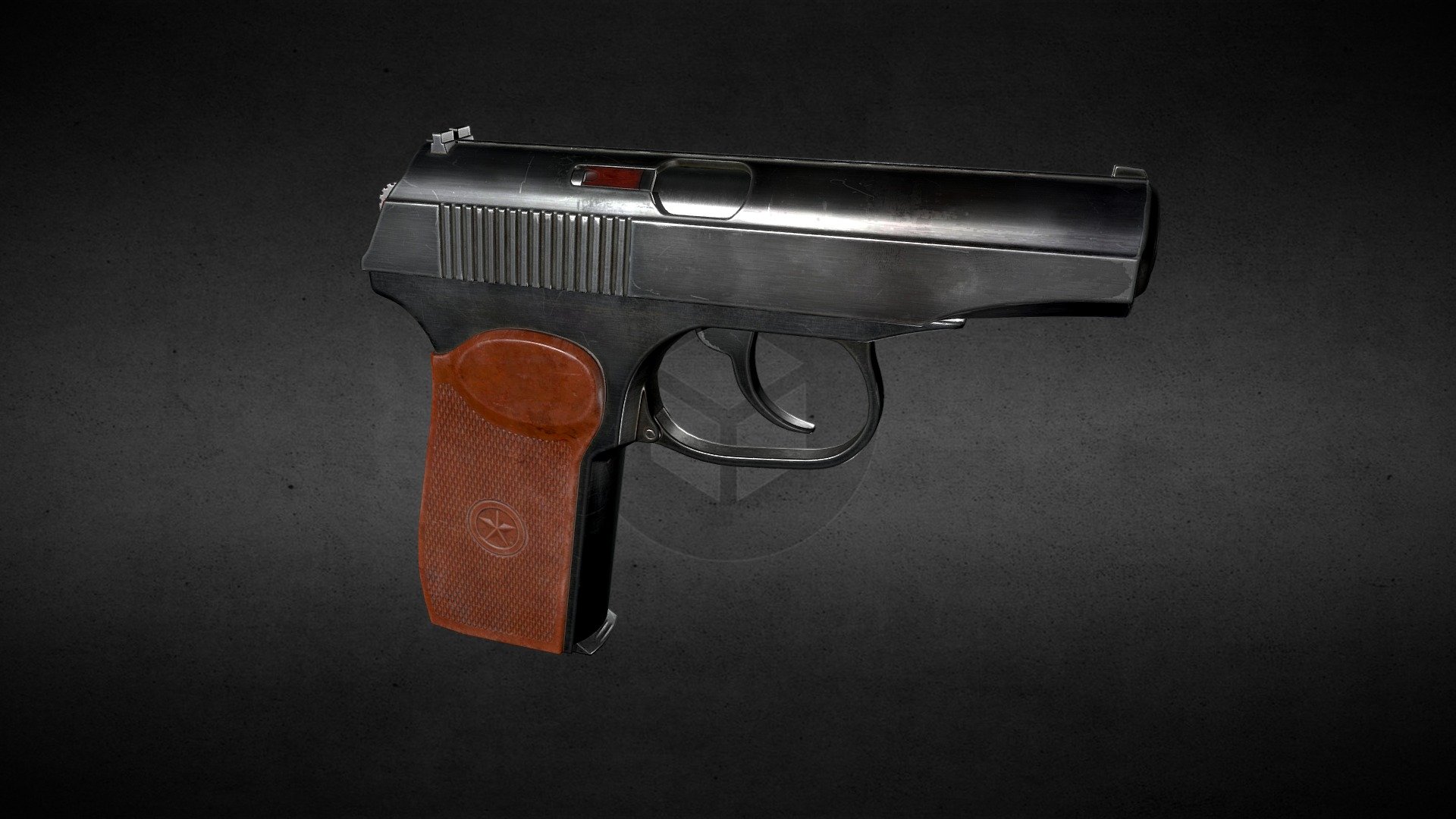 Makarov pistol PM - 3D model by Maxim Markov (@maxim49430) [c0188fd ...