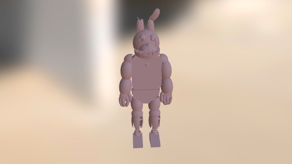 Springtrap - 3D model by Fredboi (@wildbill61804) [c01a8c4] - Sketchfab