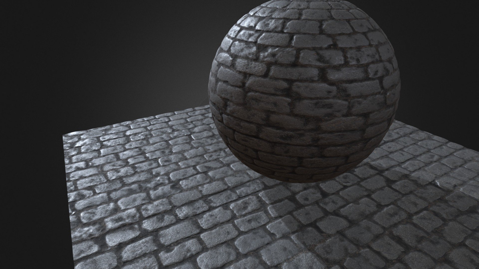 Granite Cobblestone material. - 3D model by Alexis Larrodé ...