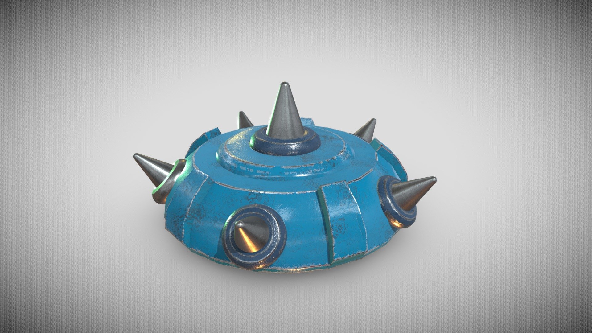 Landmine - Download Free 3D model by UlissesVinicios [c01b44a] - Sketchfab