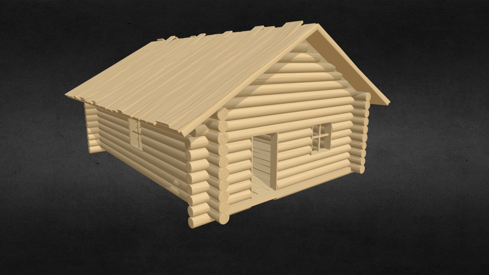 Blockhaus - 3D model by herr_kaleun [c01c79c] - Sketchfab