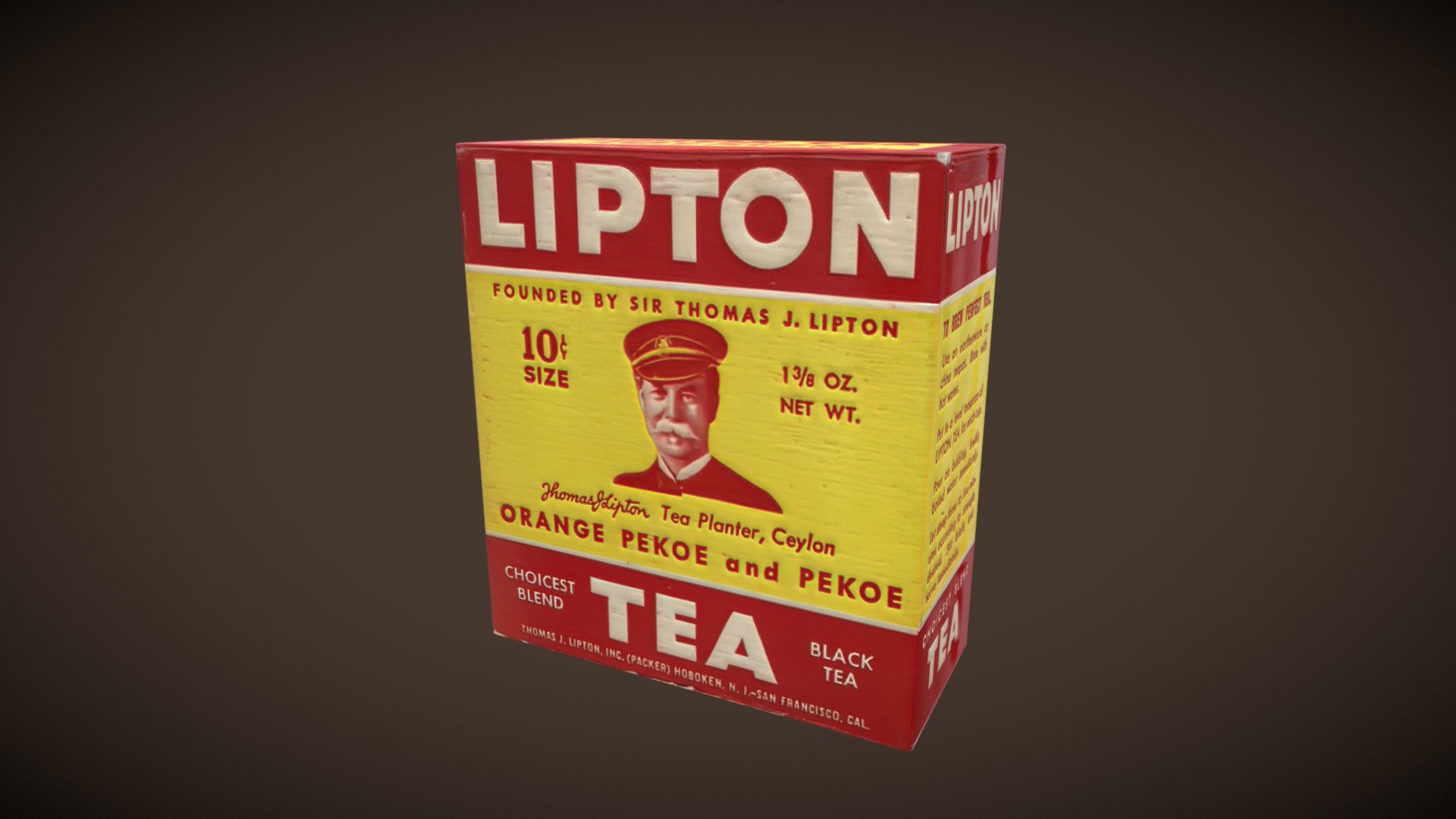 [CCO] Vintage Tea Box - Download Free 3D model by karlwirbelwind ...