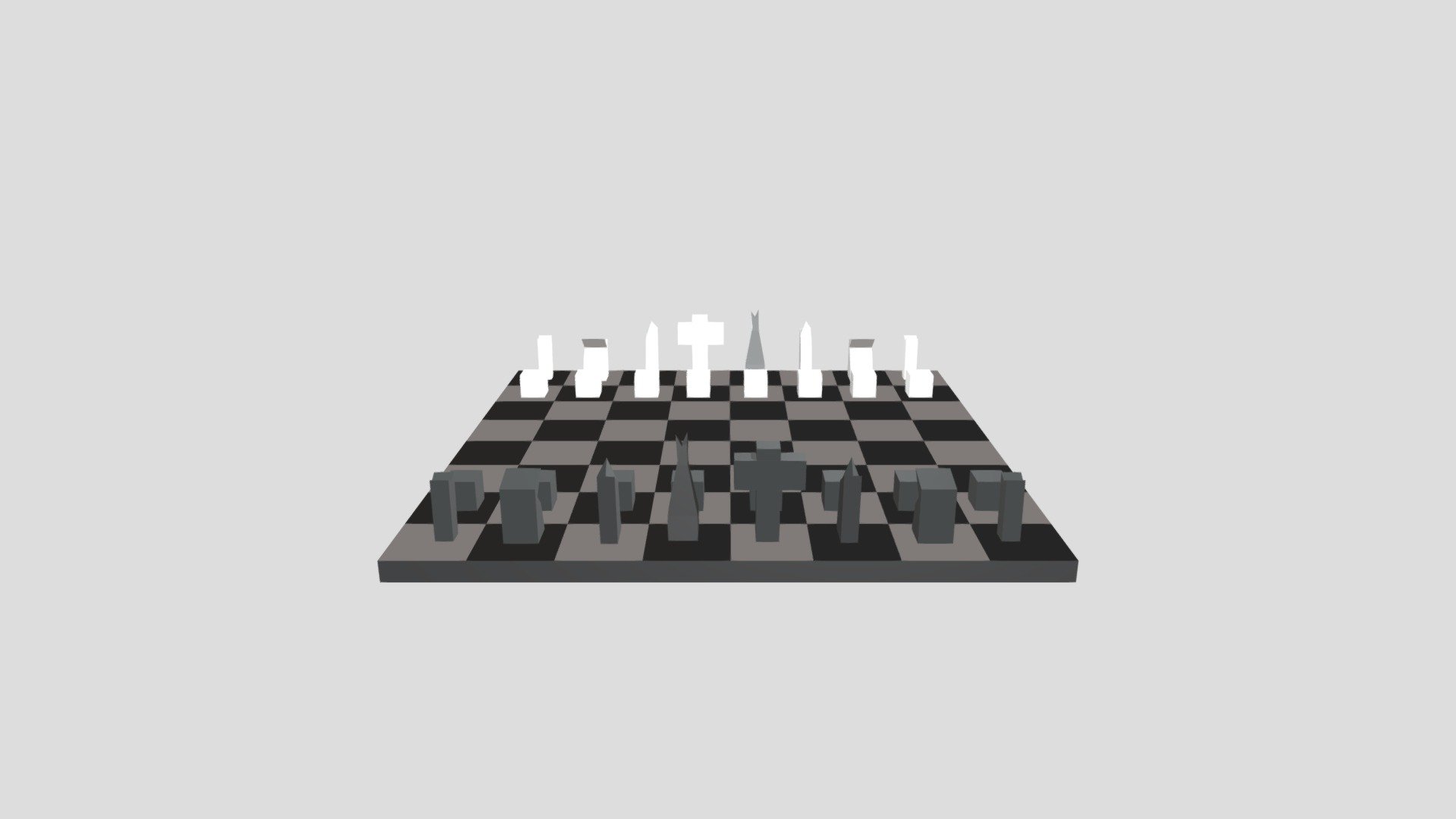 Chess Board (Low Poly) - 3D model by Misfit_Games [c01ed32] - Sketchfab