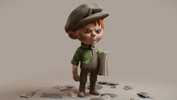 Paperboy 3D models - Sketchfab