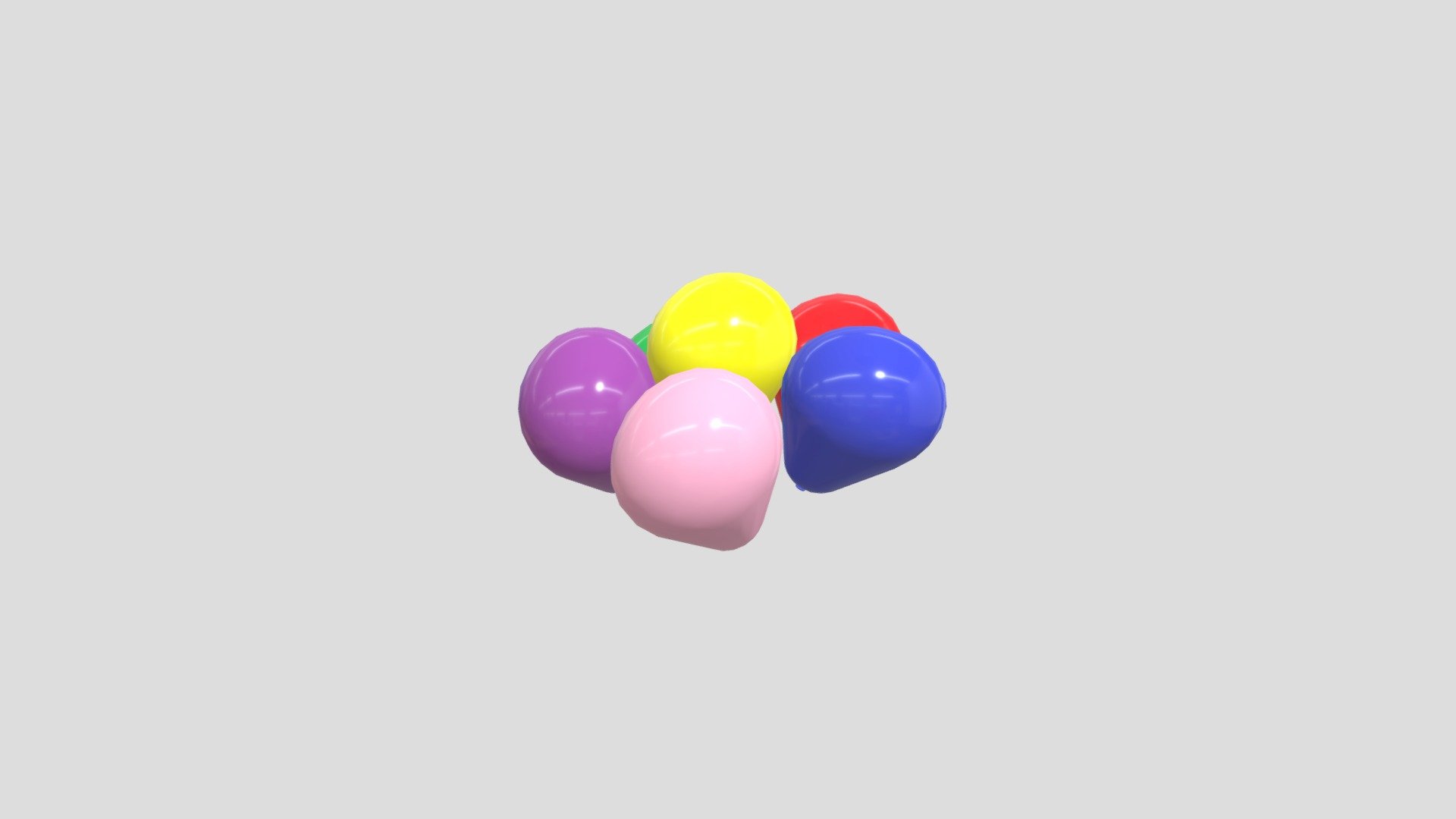 Balloons - Download Free 3D model by elijahorama [c0264fc] - Sketchfab
