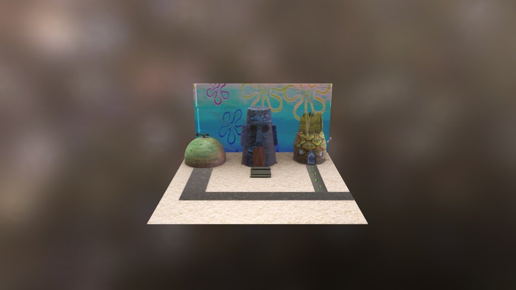 SpongeBob Texturized - 3D model by ErenMarin [c028f5d] - Sketchfab