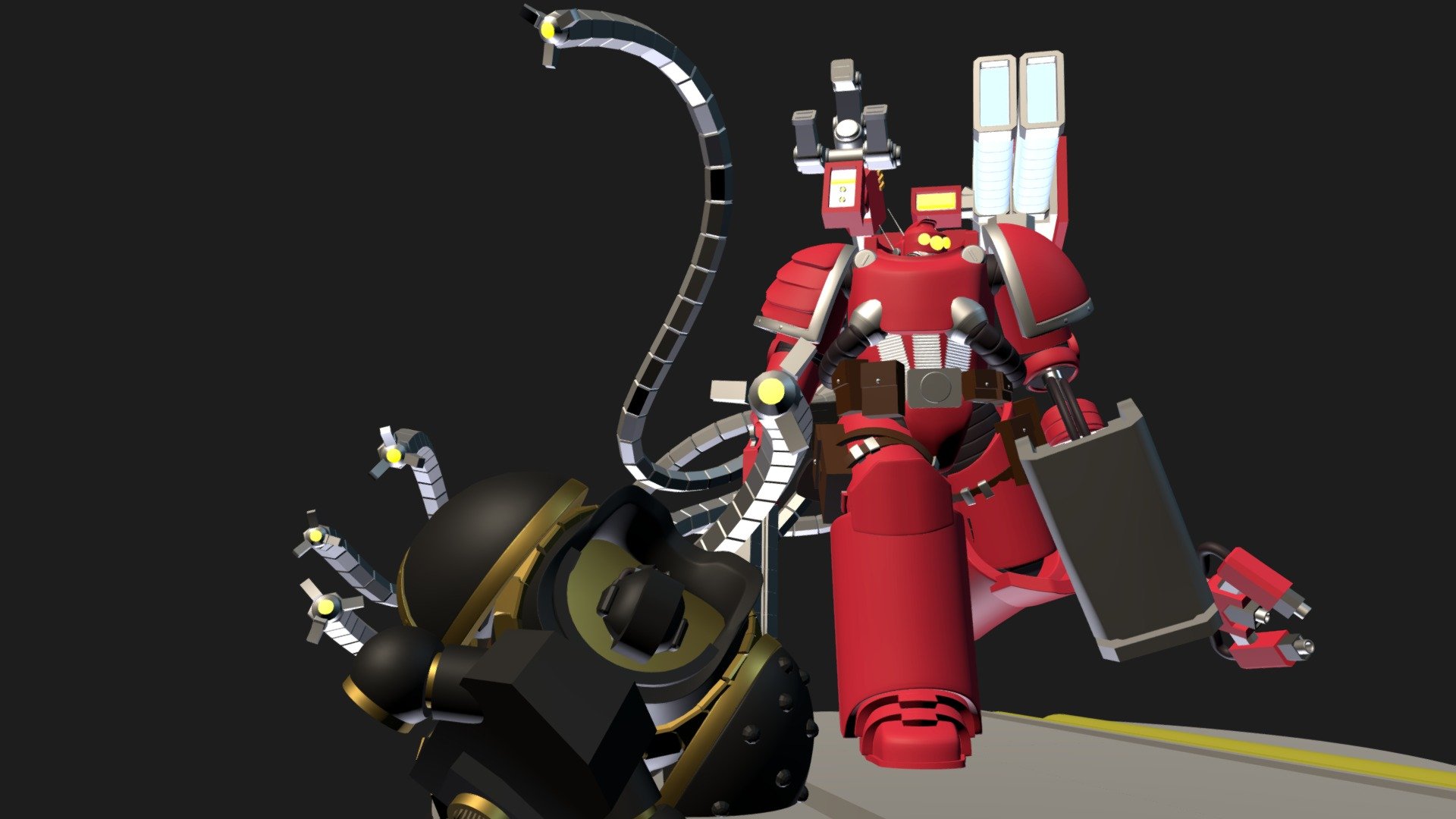 Space Marine Forge Master - 3D model by Nova (@Astronova17) [c02d6f2 ...