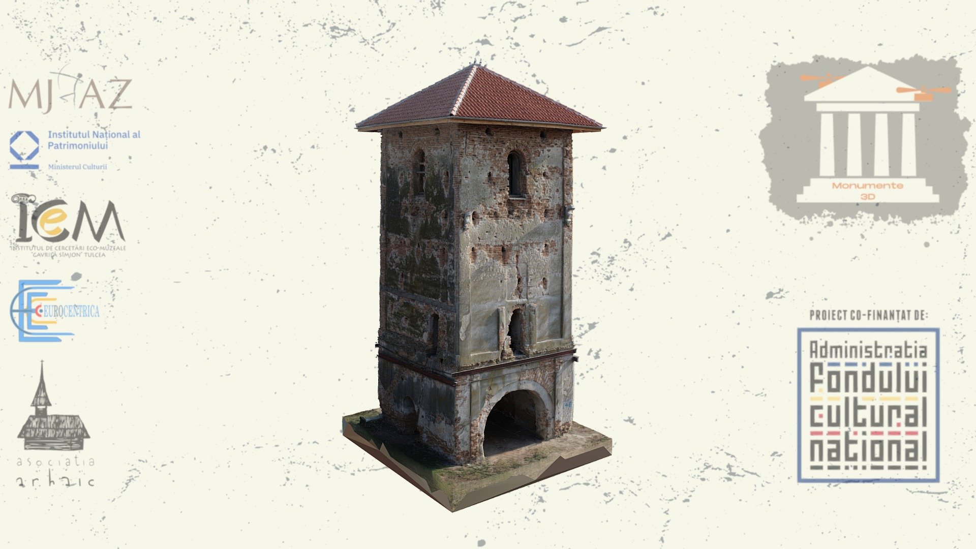 Turnul de la Hotărani - Download Free 3D model by Institutul Național ...