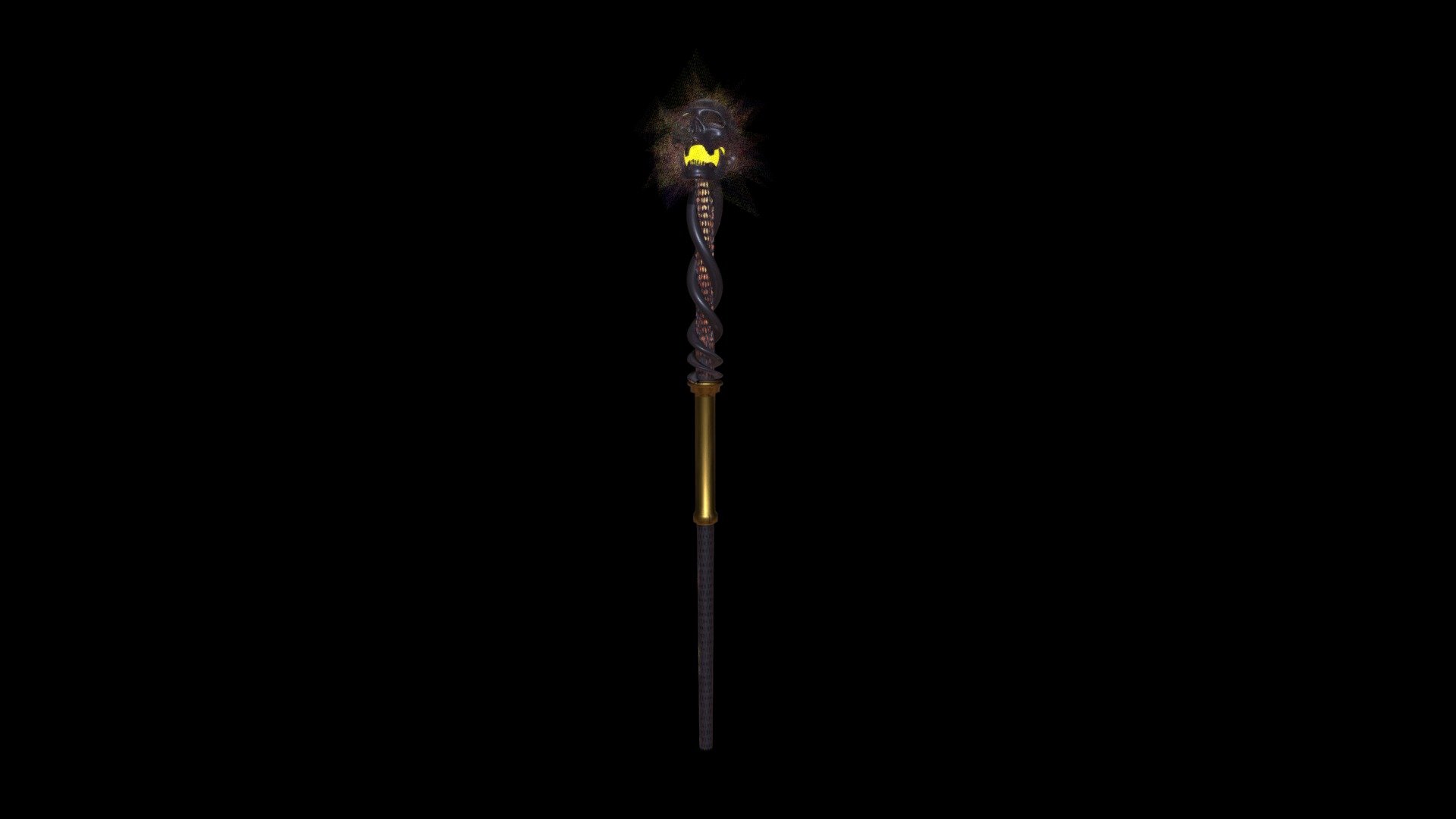 Dark Magic Wand - Download Free 3D model by TinkoD [c02da9c] - Sketchfab