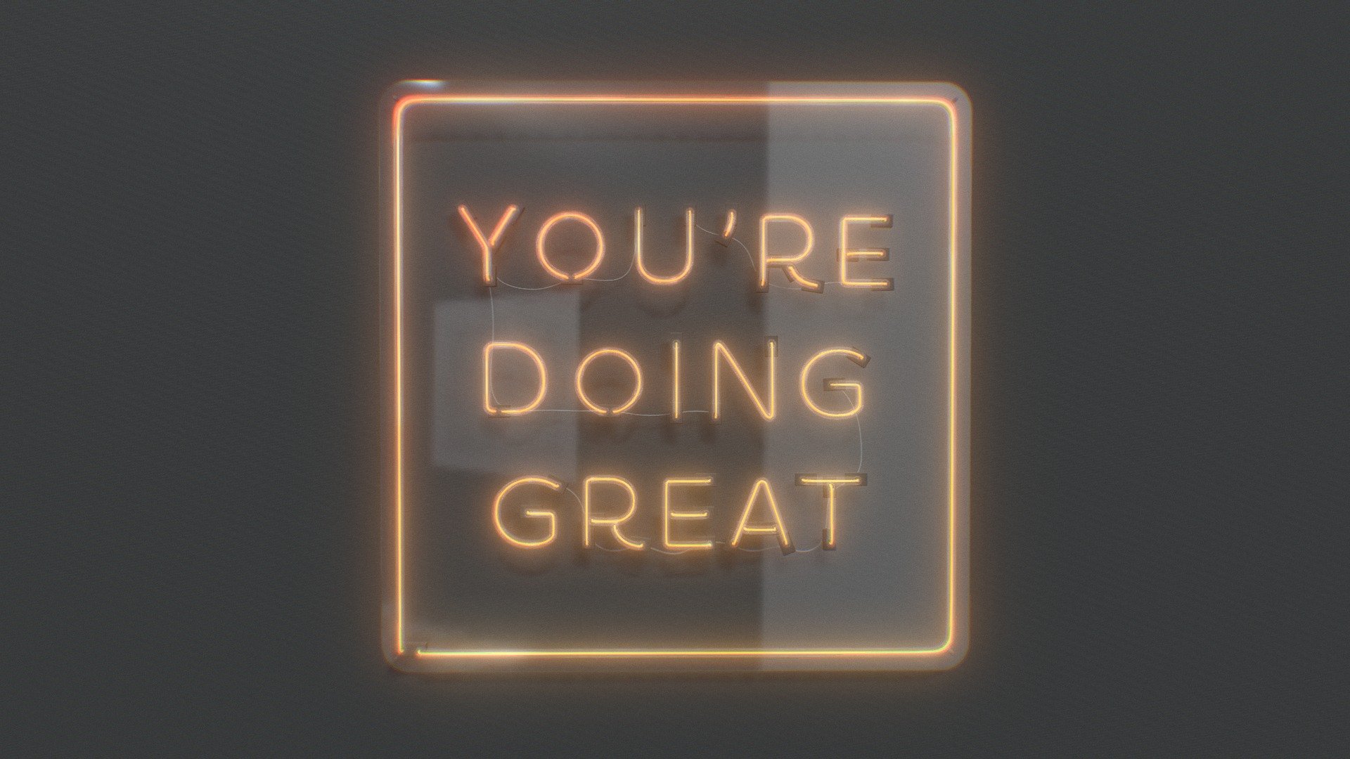 You're Doing Great - Neon Sign - Buy Royalty Free 3D model by NEONPLEX ...