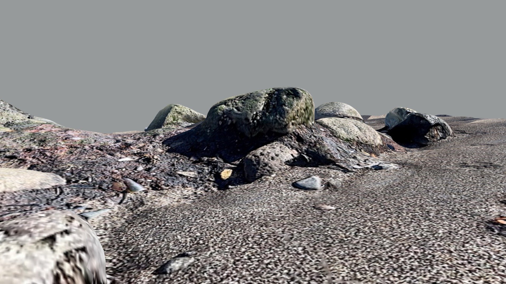 Beach rocks III - Download Free 3D model by Gunnar Skarfur (@gunnarstv ...