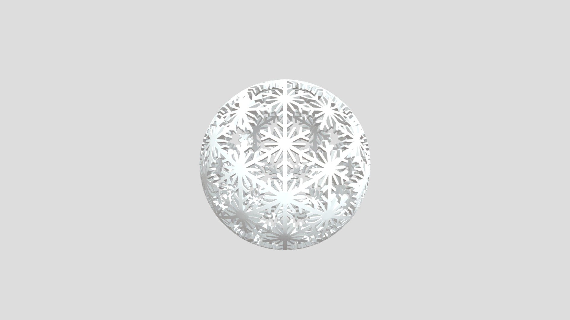 Snowflake Orb - Download Free 3D model by Craleigh [c031520] - Sketchfab