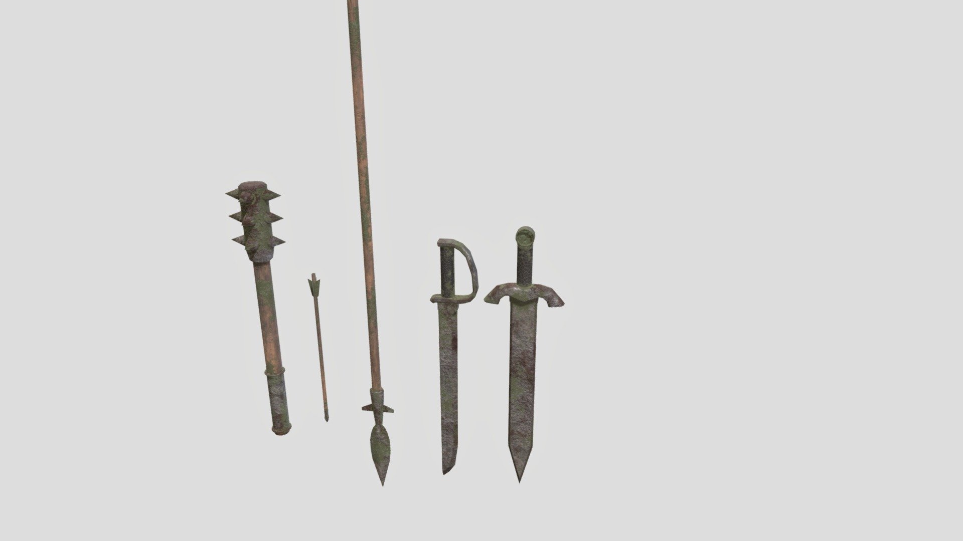 rusty Weapons - Download Free 3D model by lucq22 [c032274] - Sketchfab