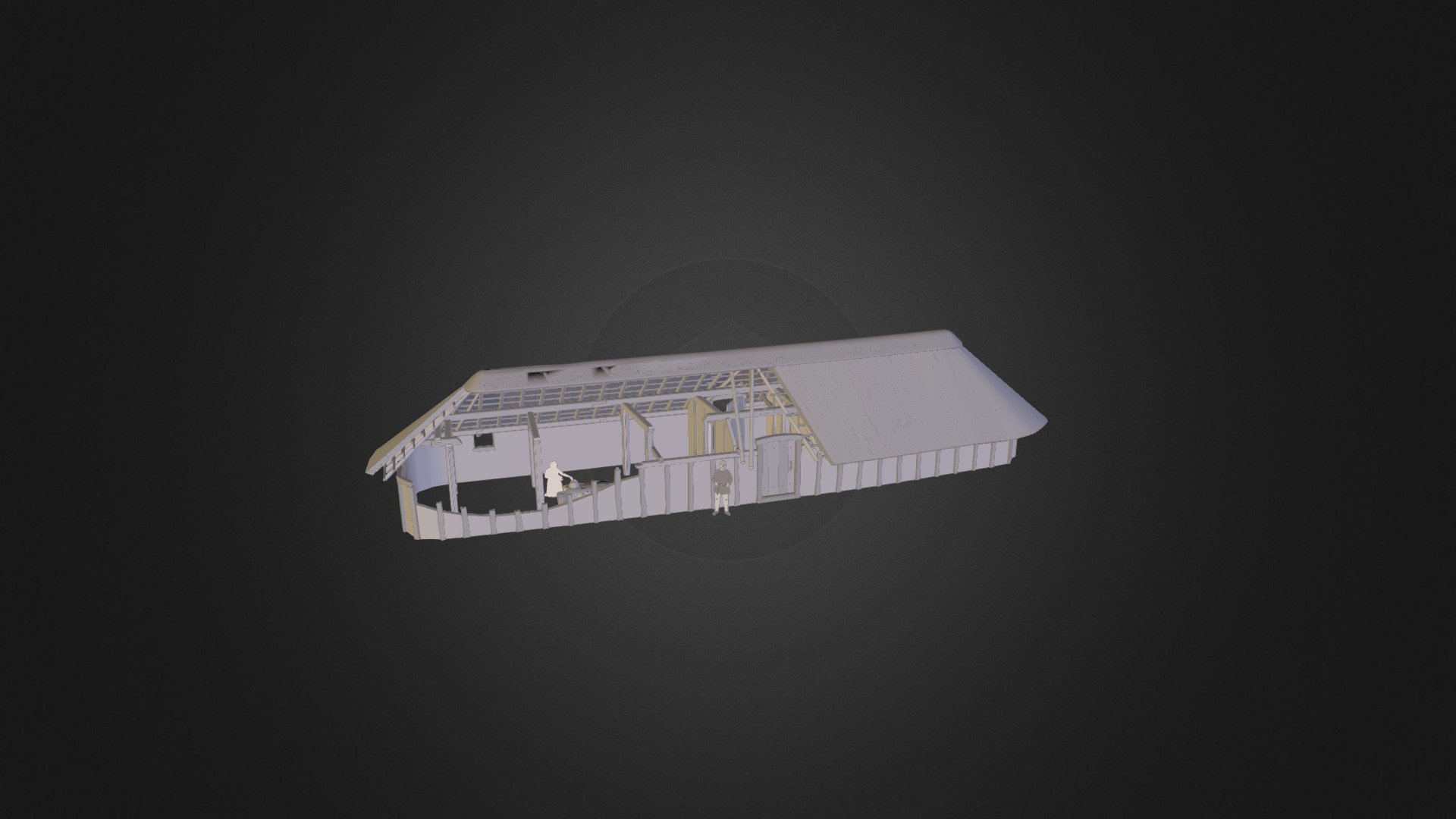iron age house - 3D model by negroj [c0324ec] - Sketchfab