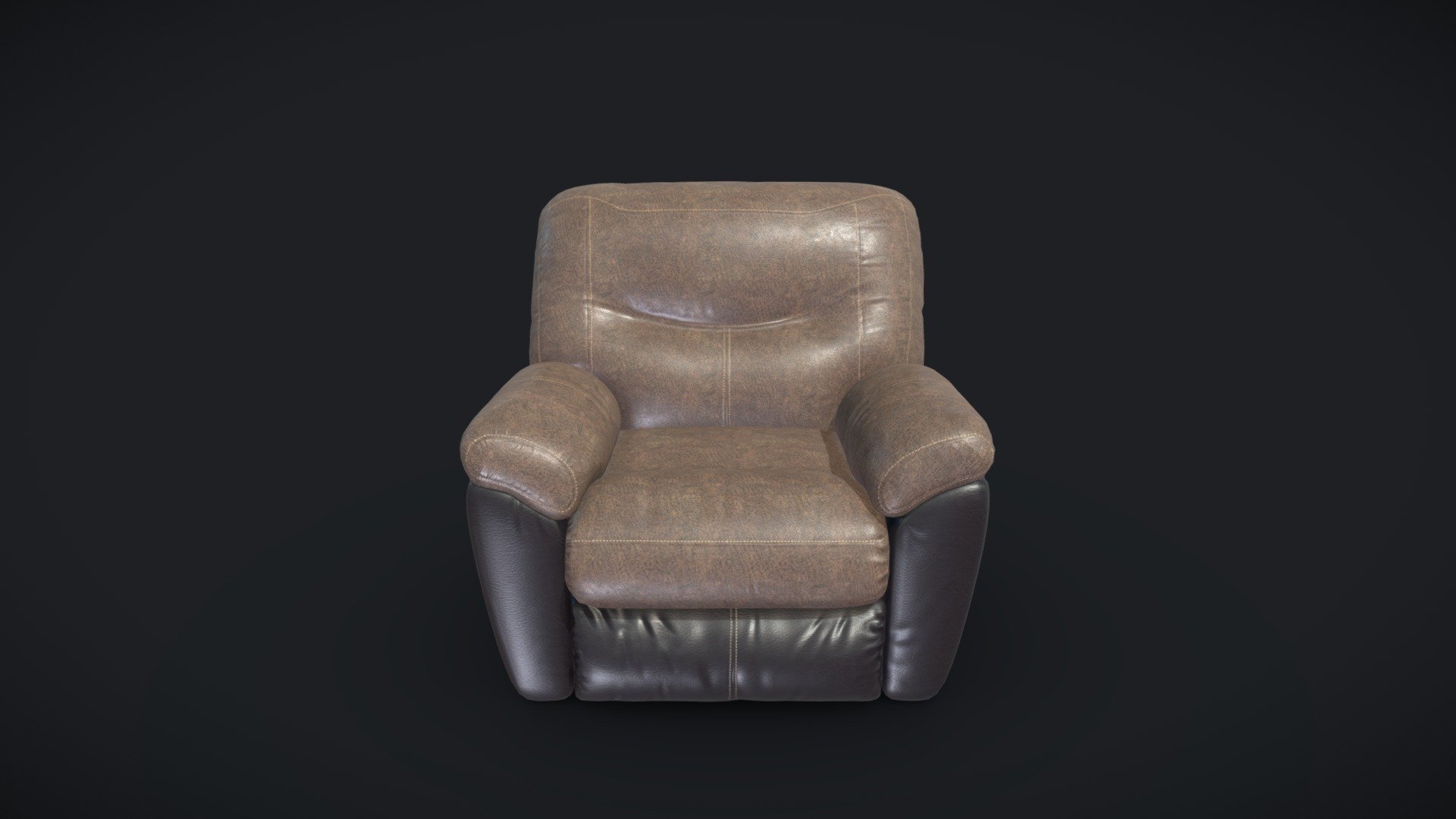 Recliner - 3D model by Akmal Zulkifli (@akmalzulkifli47) [c03286a ...