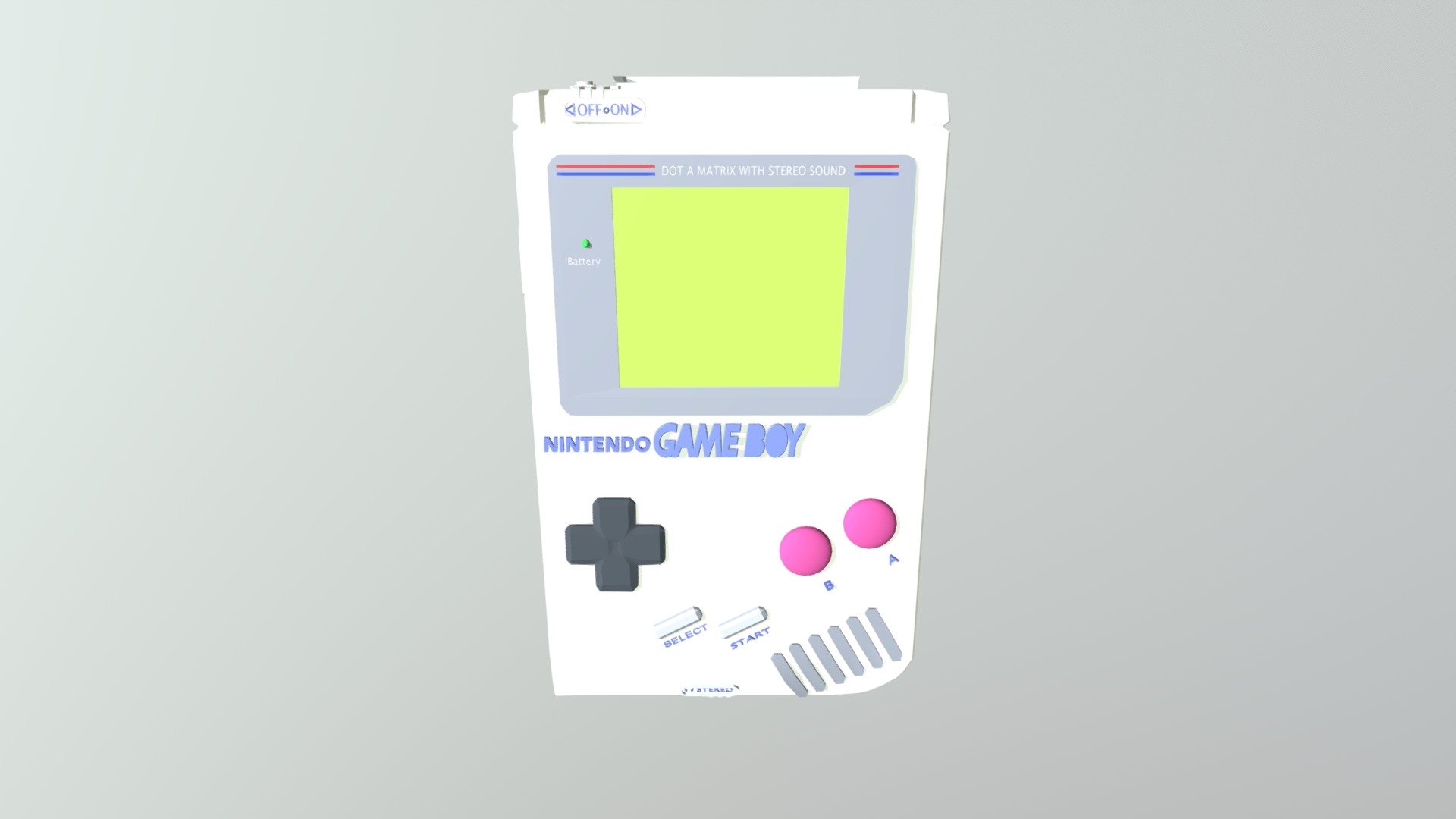 GAMEBOY - 3D model by sebasfmt [c0328aa] - Sketchfab