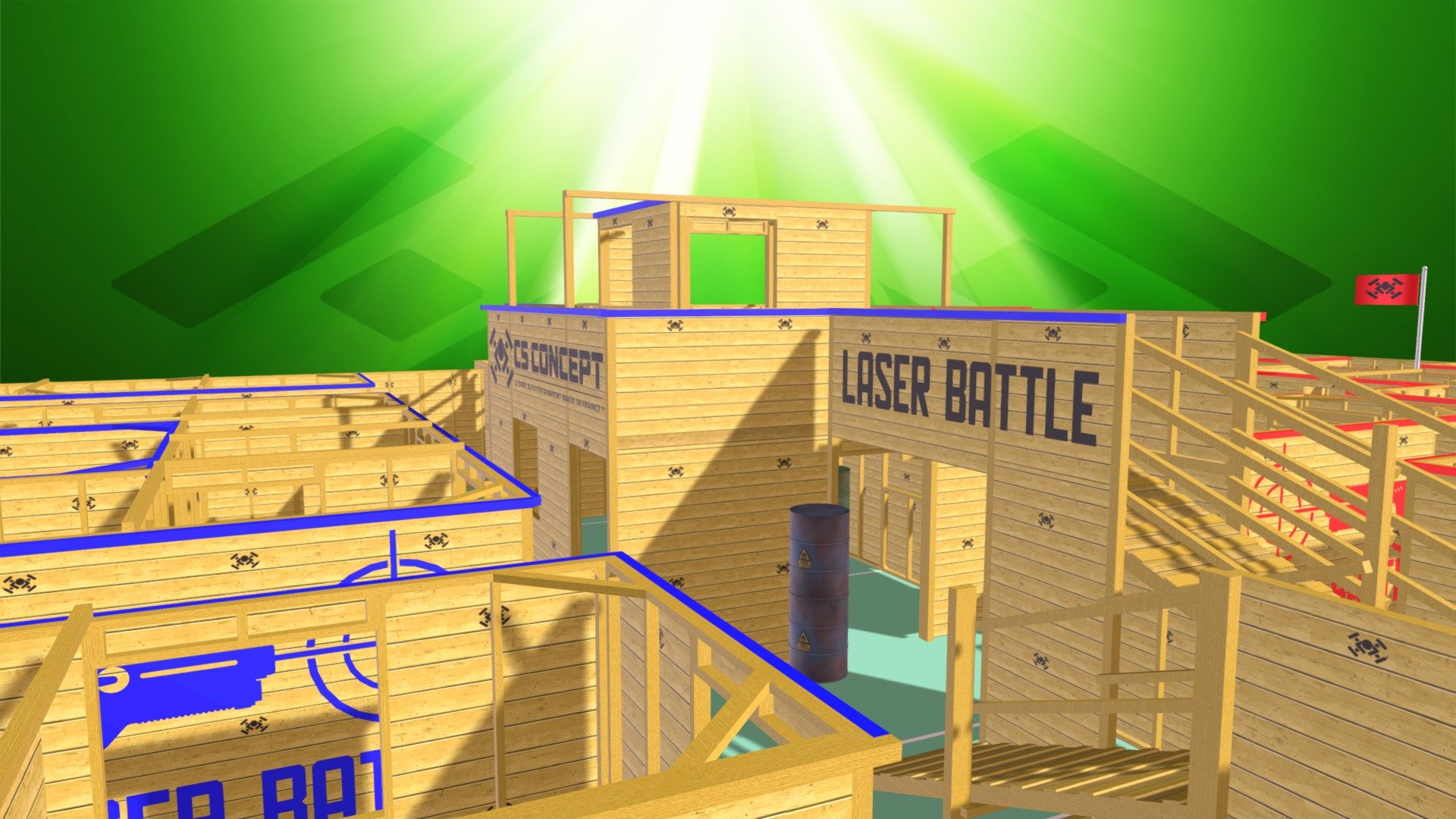 LASER-BATTLE-564 - 3D model by CSCONCEPT [c032eea] - Sketchfab