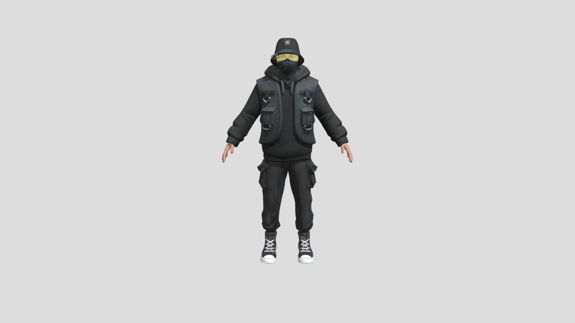 Man in Black - Download Free 3D model by milienmaxi.31 [c03375c ...