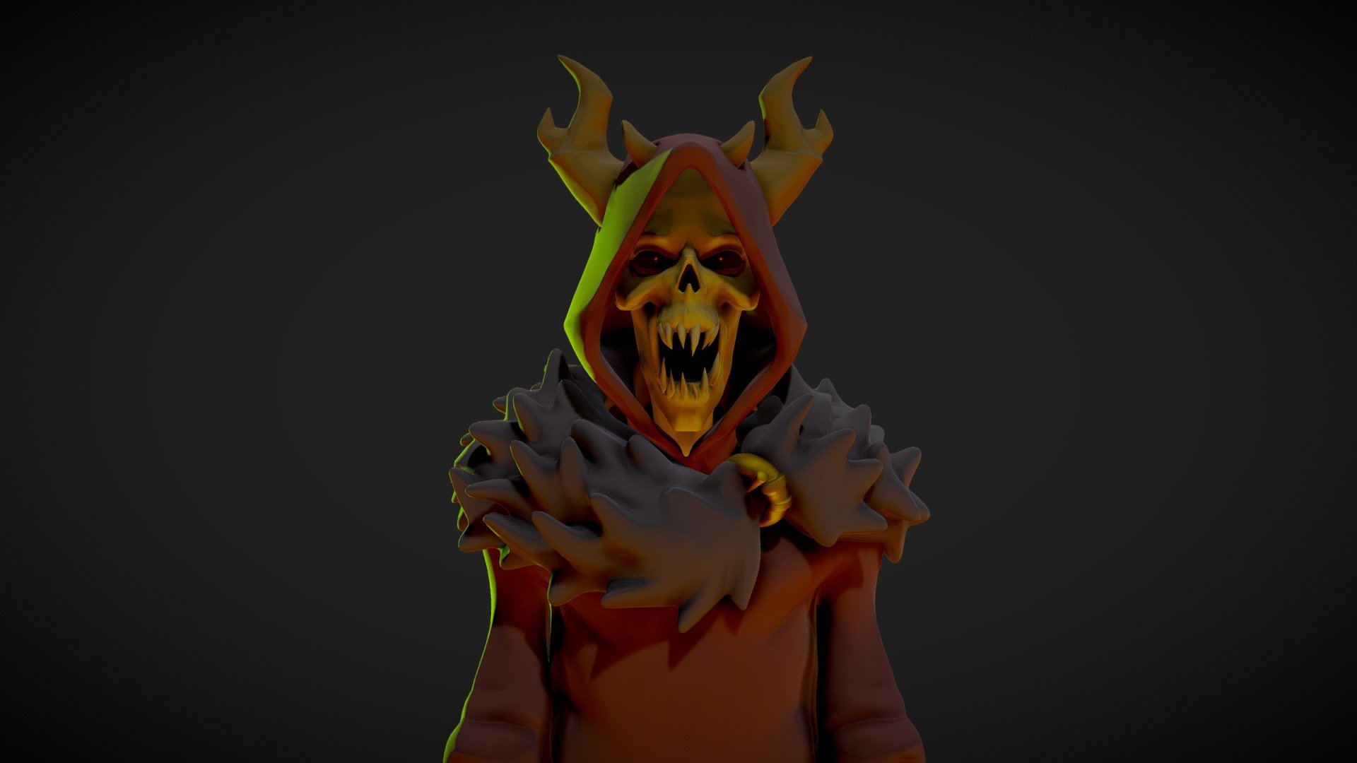 The Horned King (Sculptober Day 17 - "Horn") - 3D model by Elijah ...
