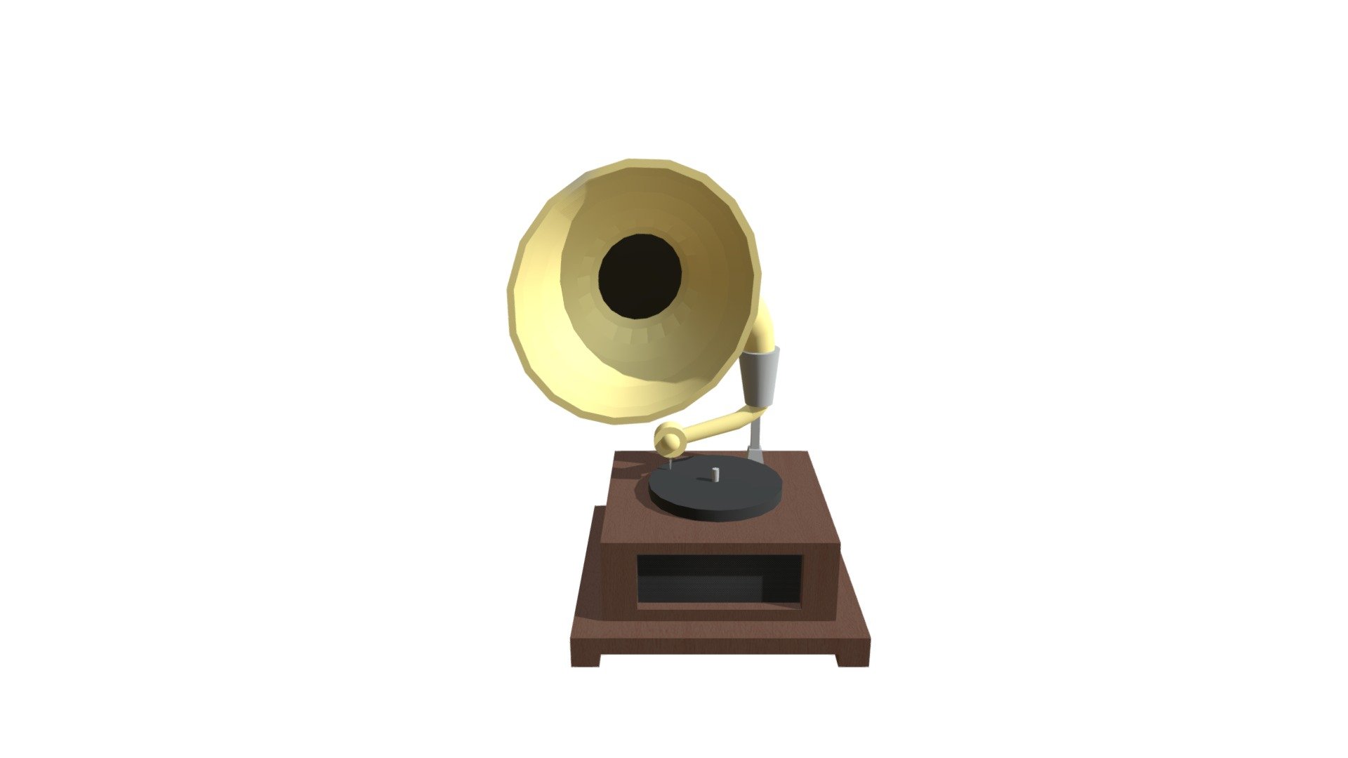 GO2 Gramophone & Texture - 3D model by Darby Kate (@nerdydarbs ...