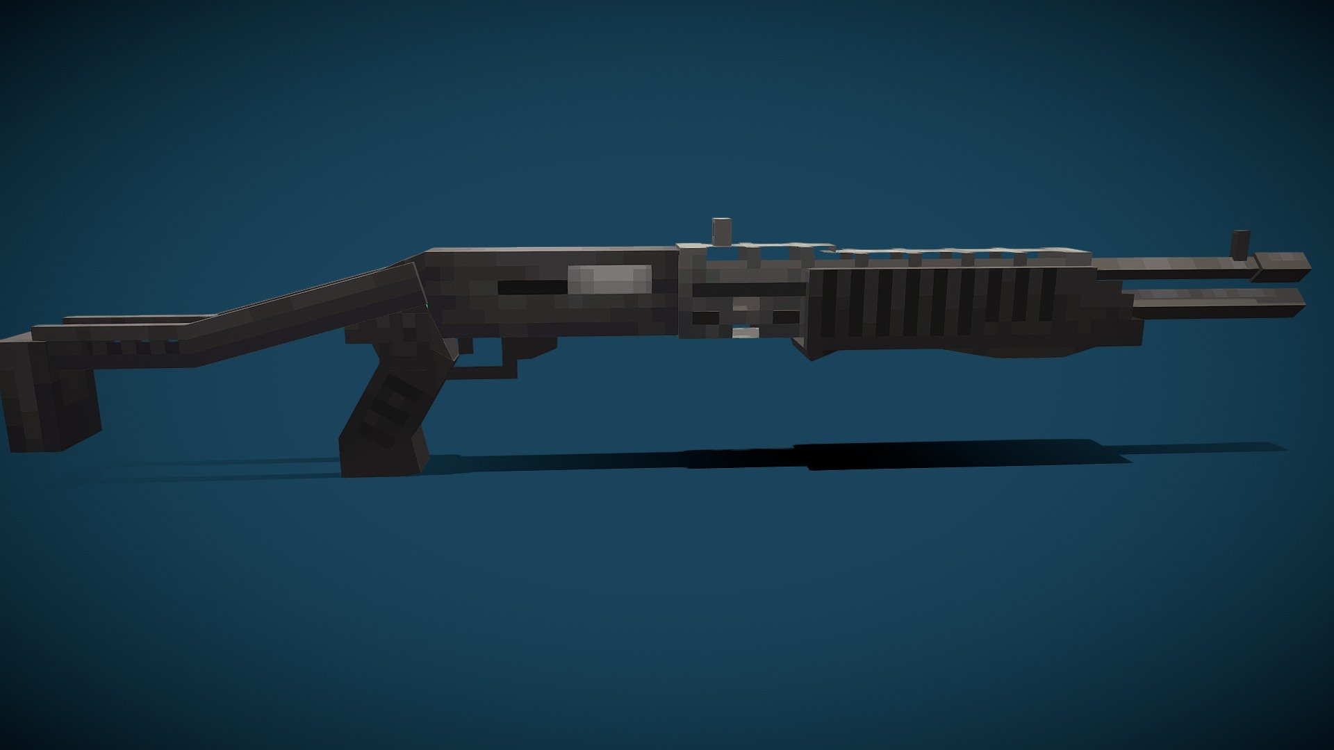SPAS 12 low poly - 3D model by MMecha [c035b0b] - Sketchfab
