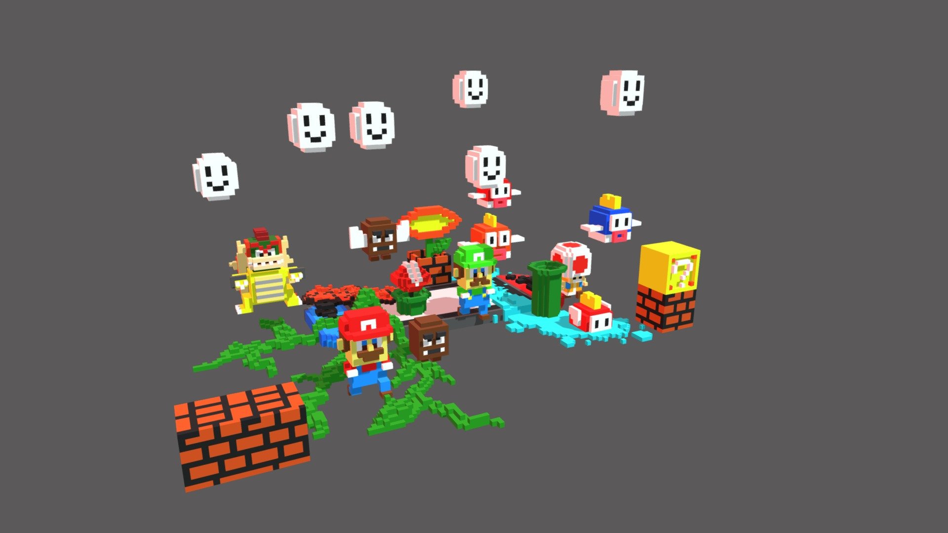 Super Mario - 3D model by Heins_not_Hein (@Heinsnothein) [c035eec ...