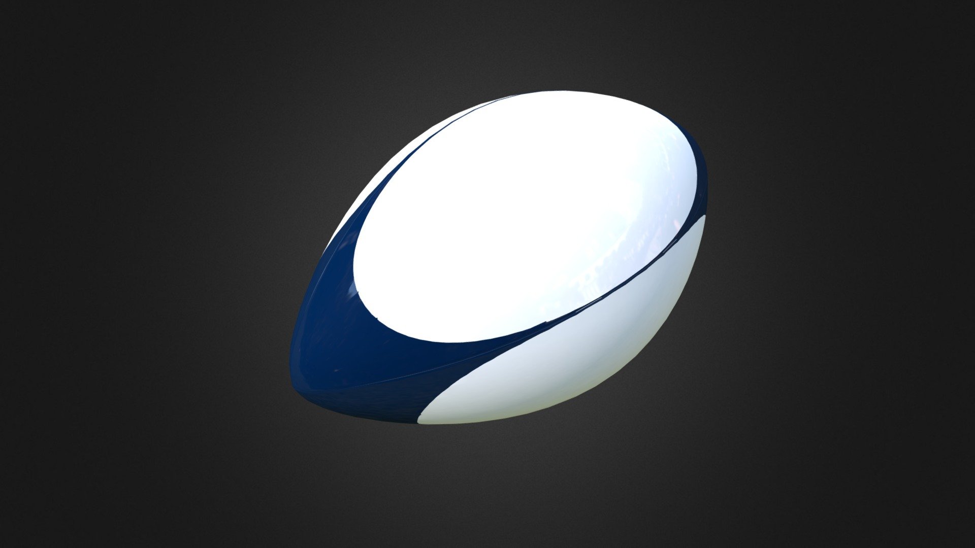 Rugby Ball 3D Model - 3D model by Gerome Hajost Infographiste 2D/3D ...