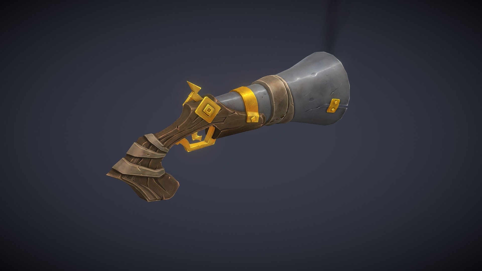 Level 1 Dwarven Boomstick - 3D model by audio.t3knician [c038131 ...