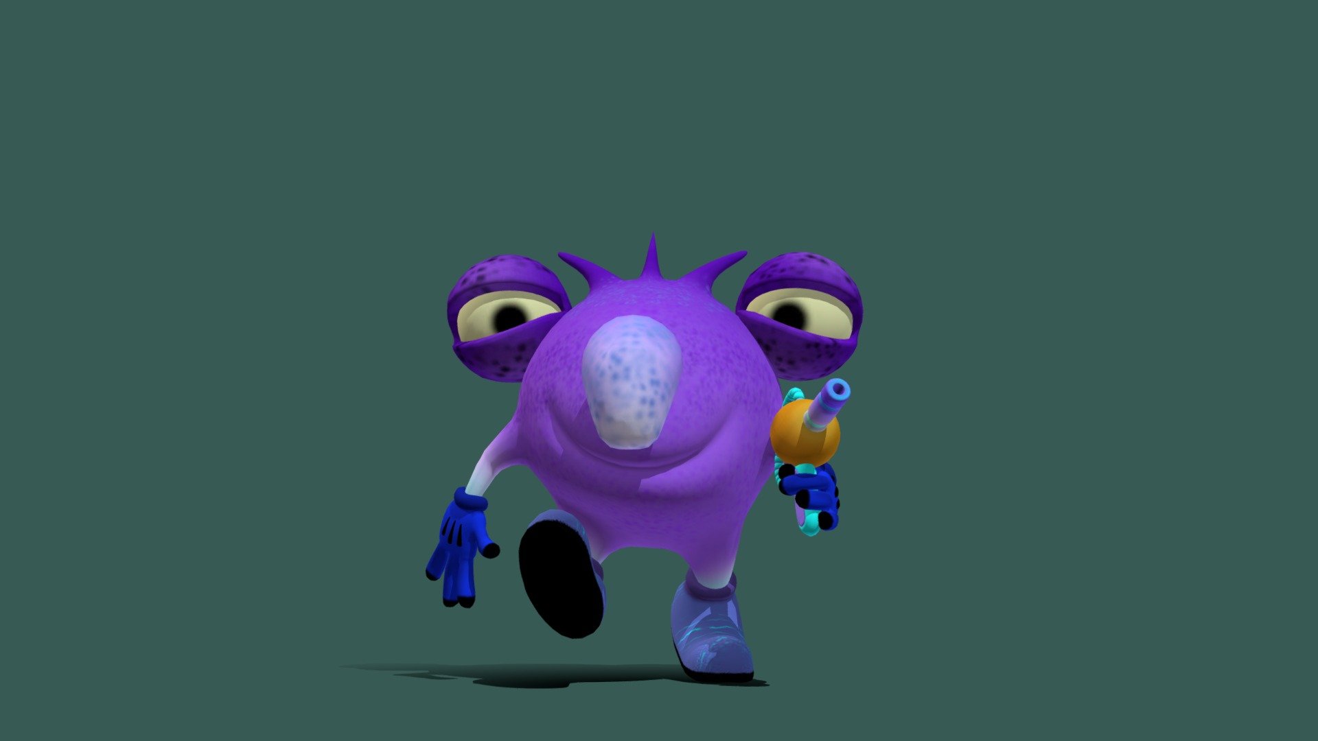 Alien Cartoon - 3D model by João Dias (@jpedrosdias) [c0393b9] - Sketchfab