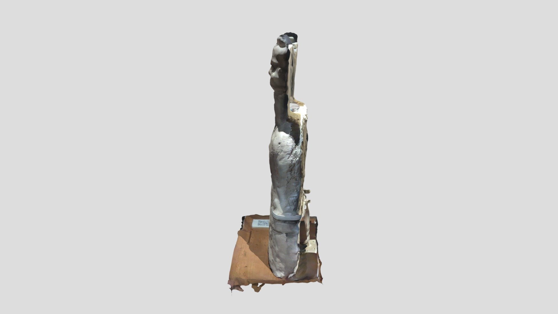 Ain Ghazal Two Head Bust Statue - 3D model by mayaalsayyed [c03958b ...