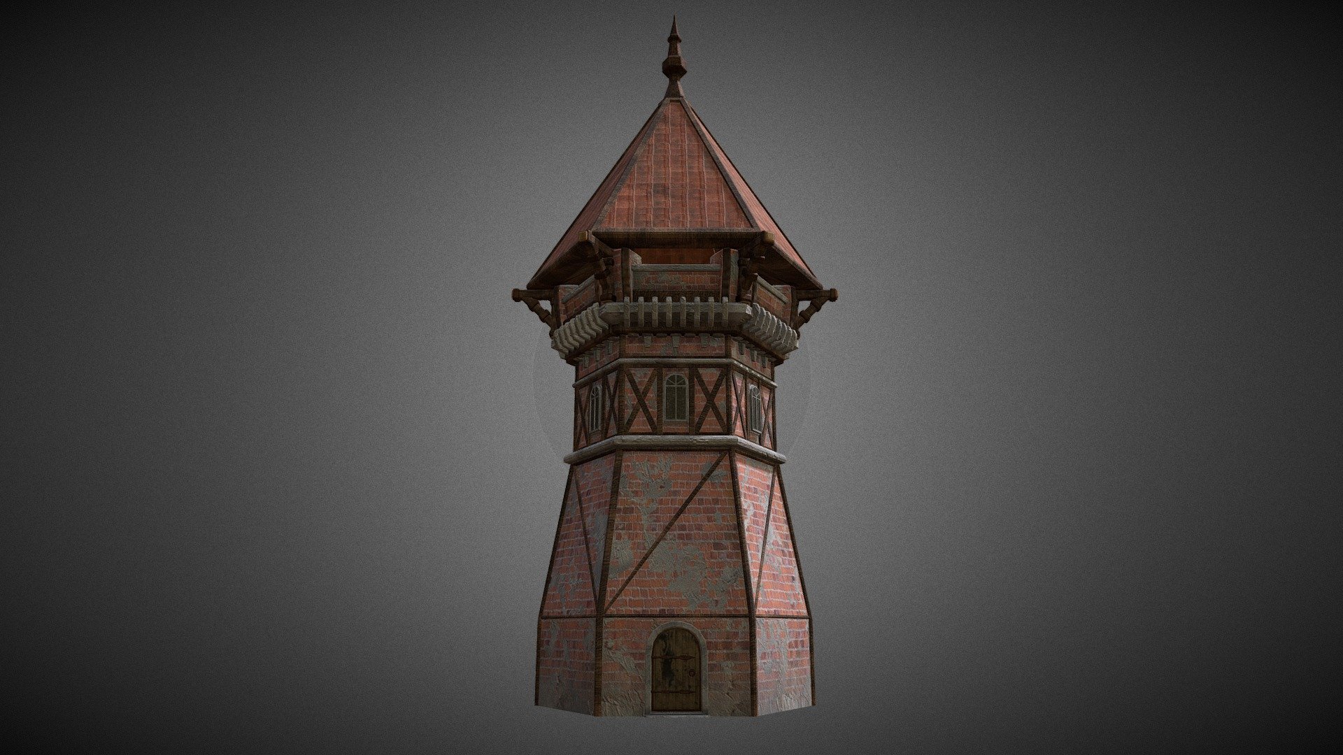 Medieval Watchtower 02 - Buy Royalty Free 3D model by @blue.blender ...