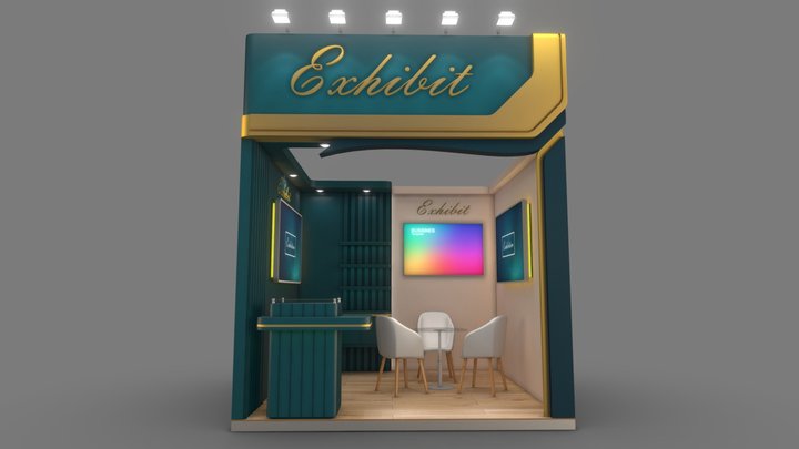 Exhibition-booth 3D models - Sketchfab