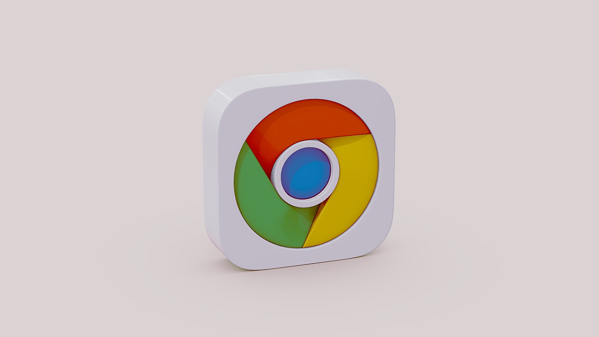 Google Chrome Logo - Buy Royalty Free 3D model by Eugene Korolev ...